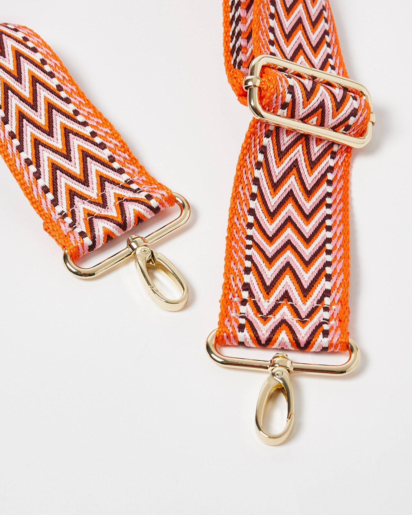 chevron bag strap
