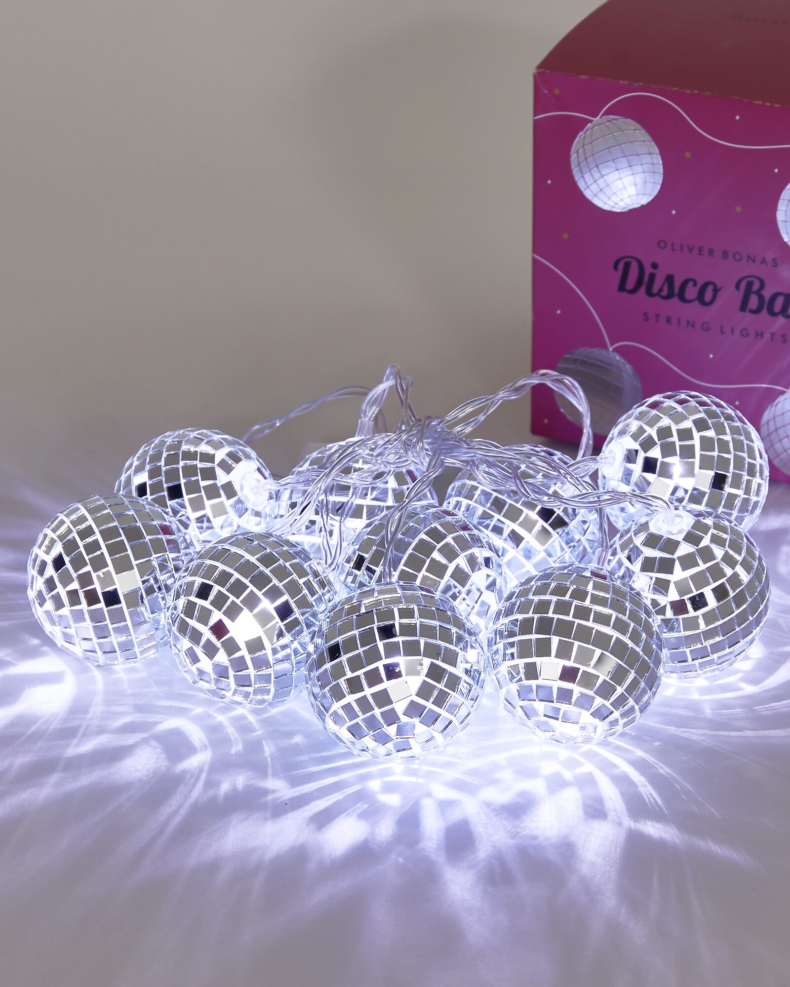 disco ball lights string