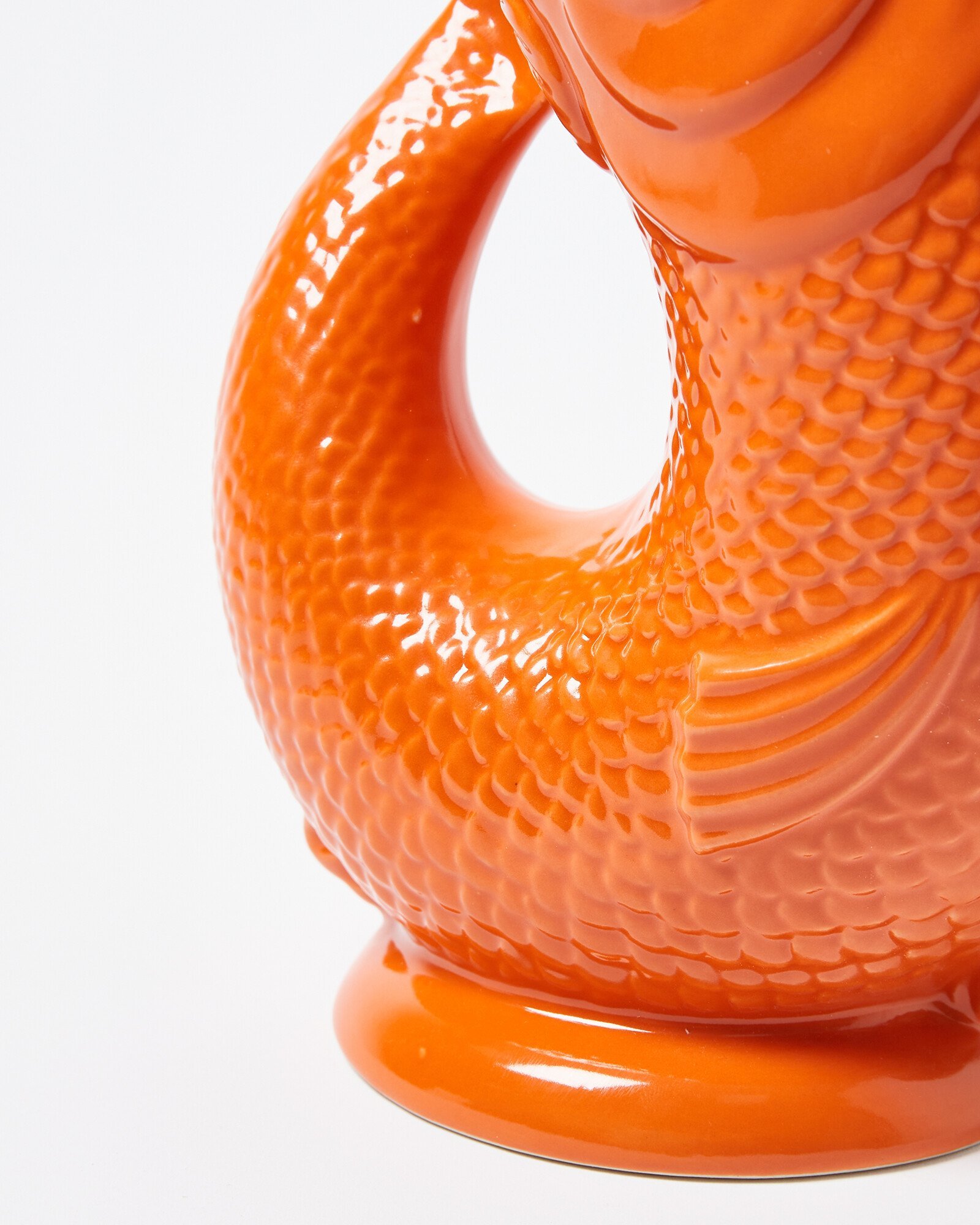 orange fish jug