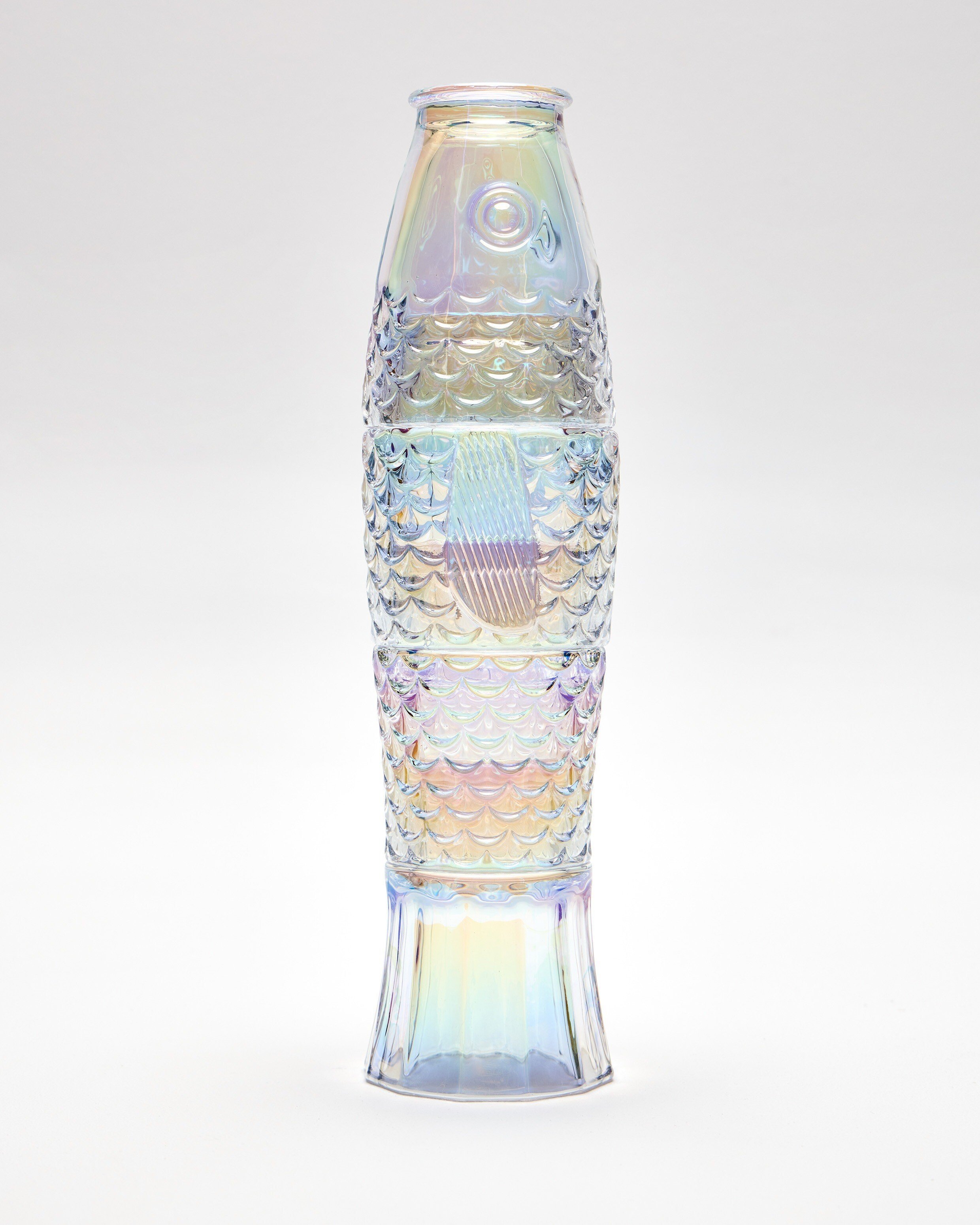 iridescent fish stackable tumblers