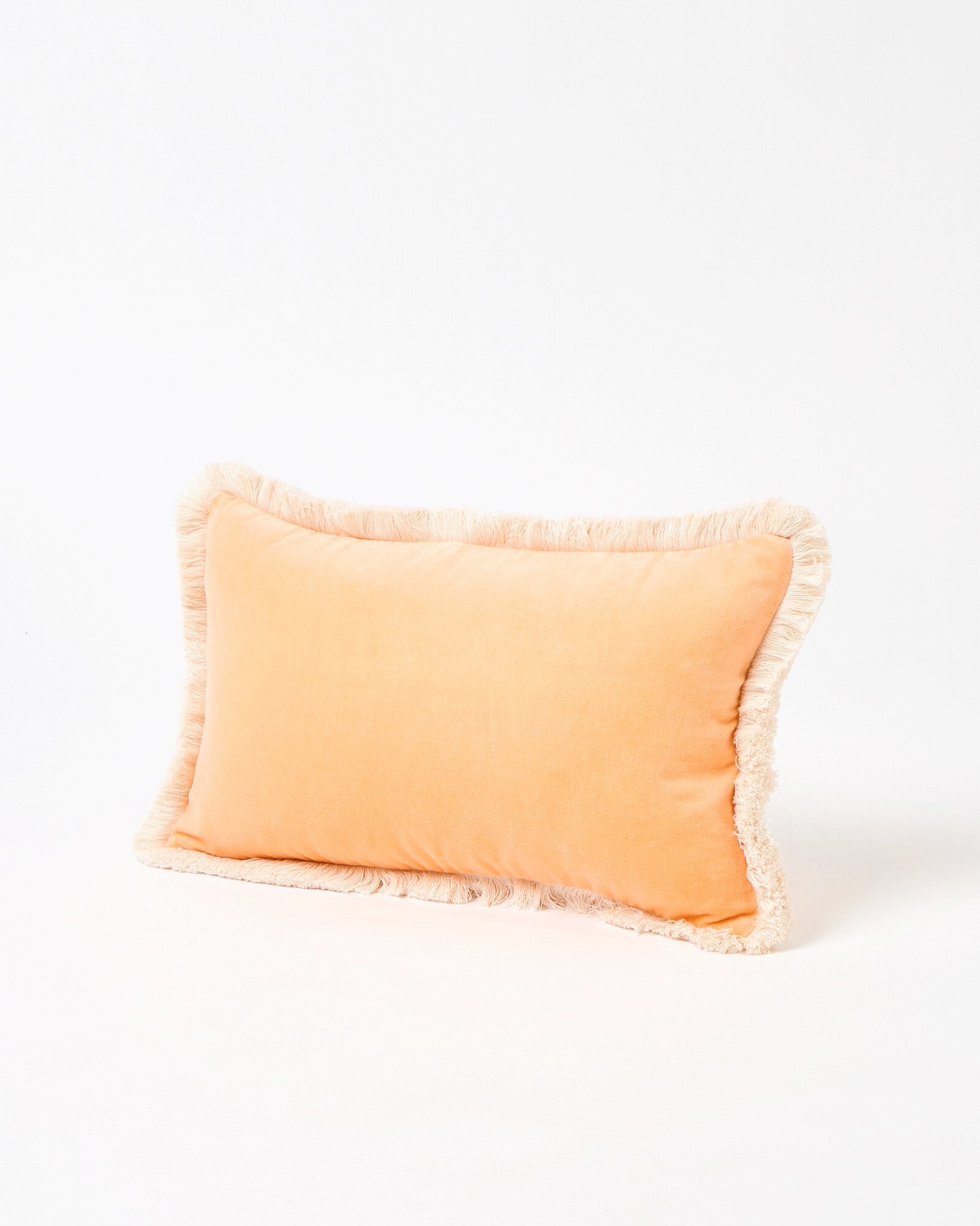 orange rectangle cushion