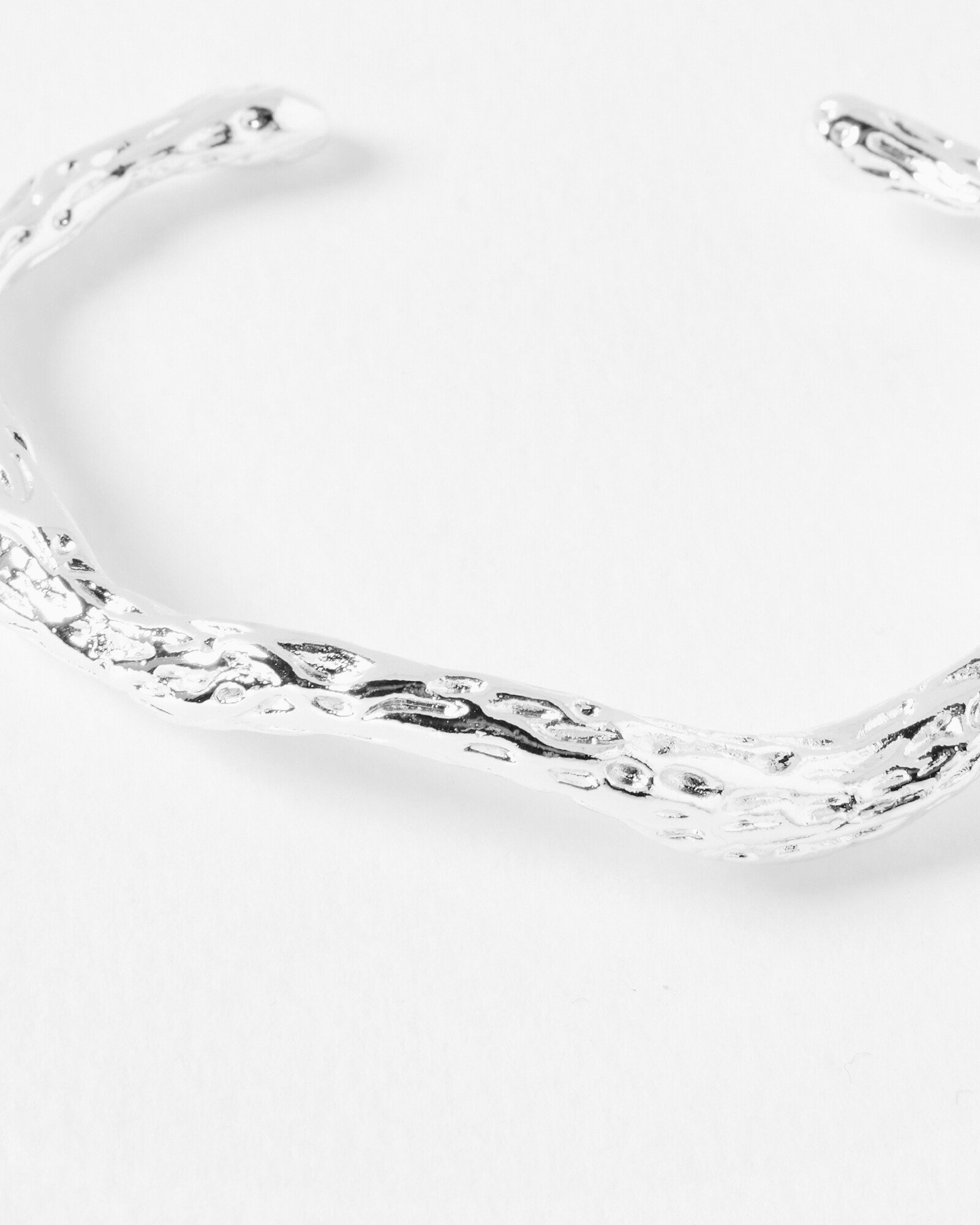molten silver bangle