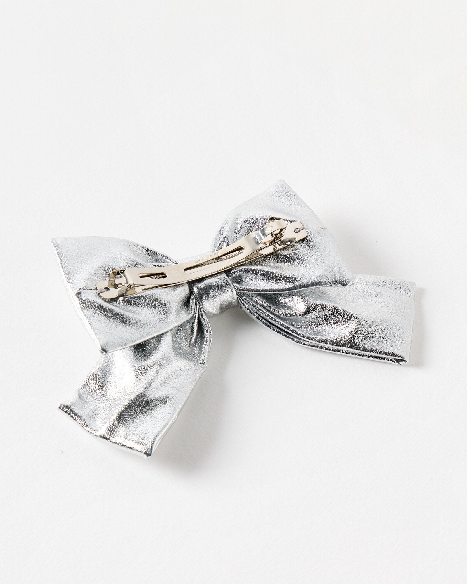 silver ribbon bow