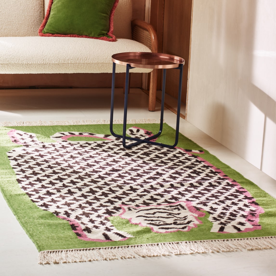 Behind the design: Luca leopard rug | Oliver Bonas