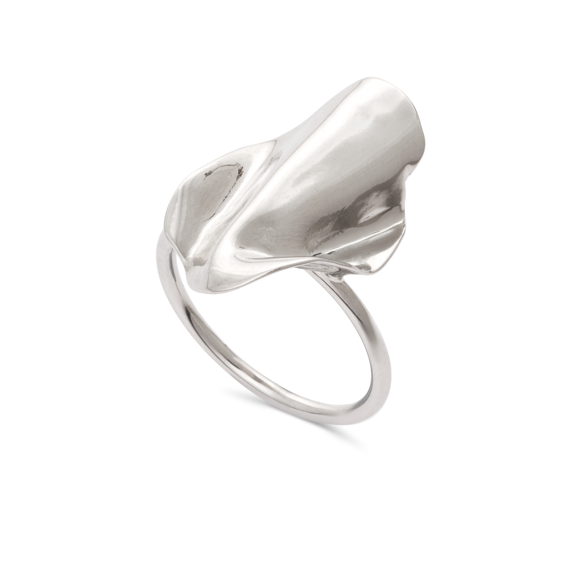 Clesha Pleated Ring | Oliver Bonas US