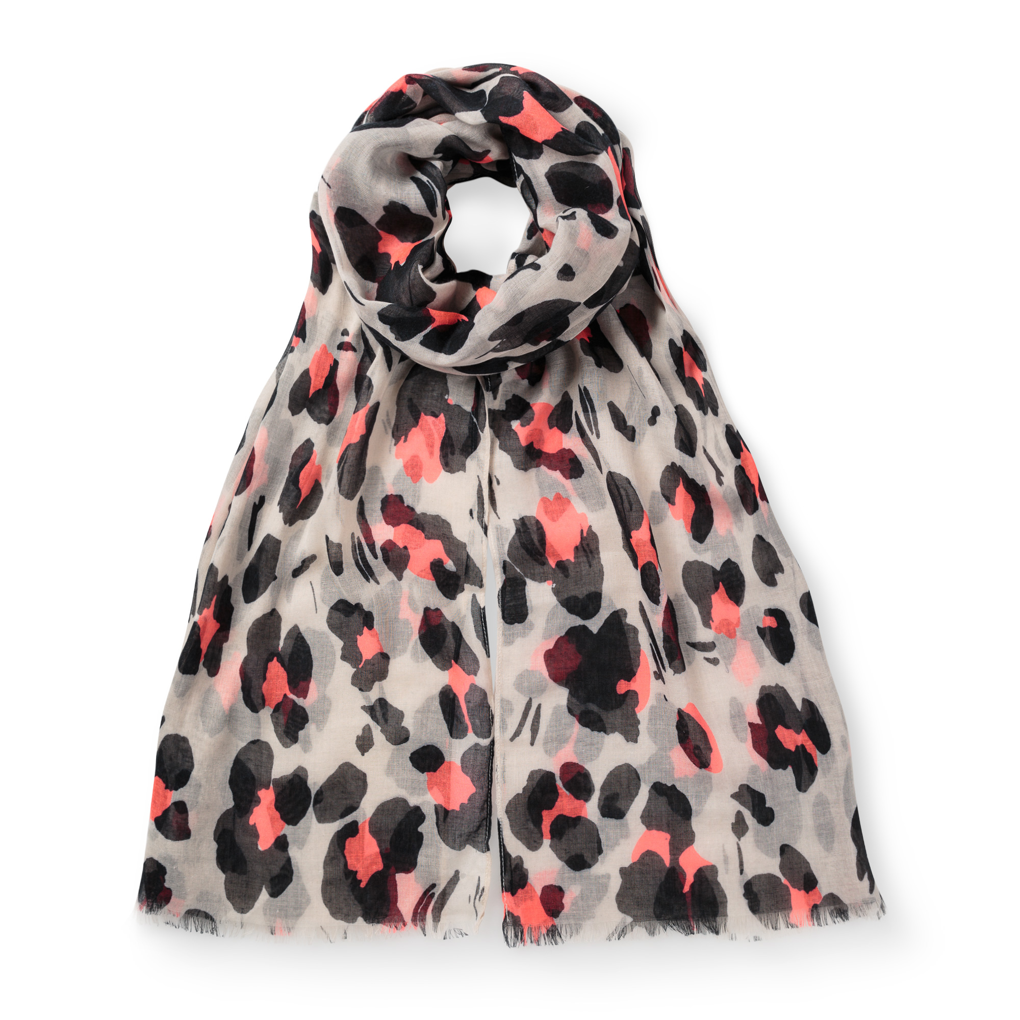 Lola Giant Leopard Print Scarf | Oliver Bonas US