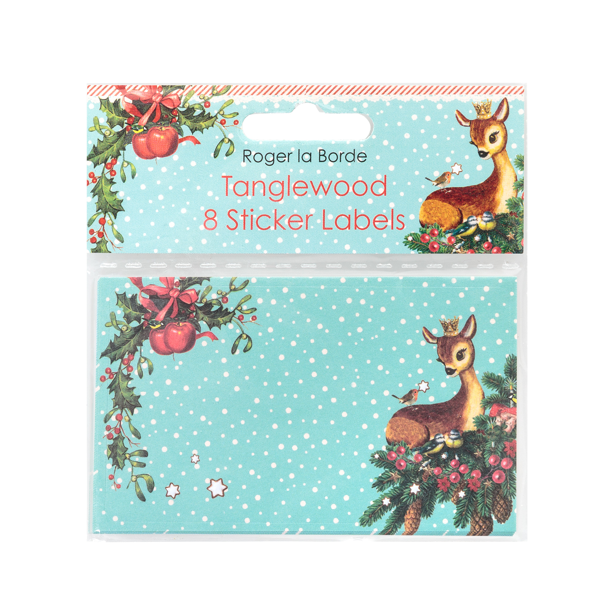 Pack of Eight Deer Sticker Labels | Oliver Bonas