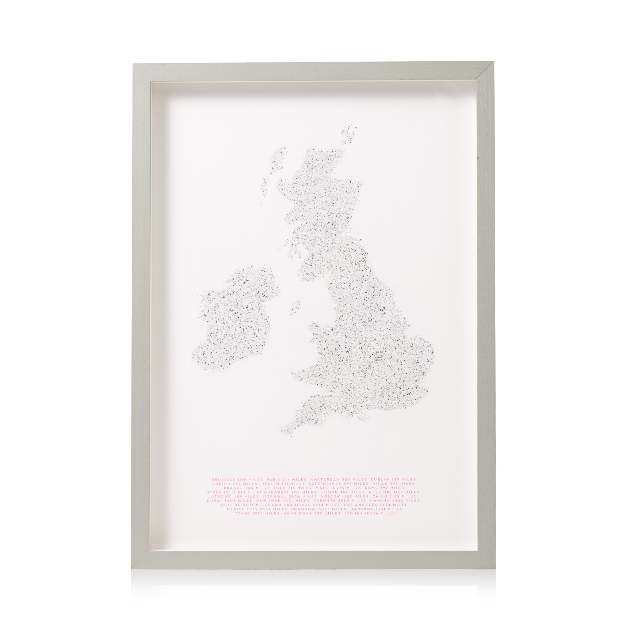 Going the Distance Map Wall Art | Oliver Bonas