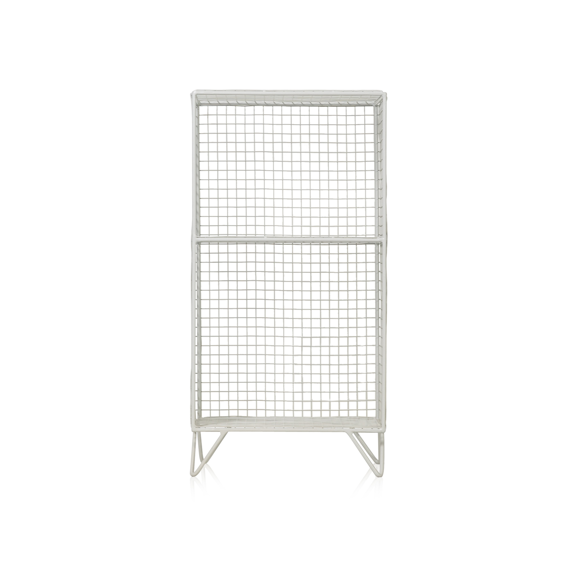 Grid Two Shelf Storage Unit | Oliver Bonas