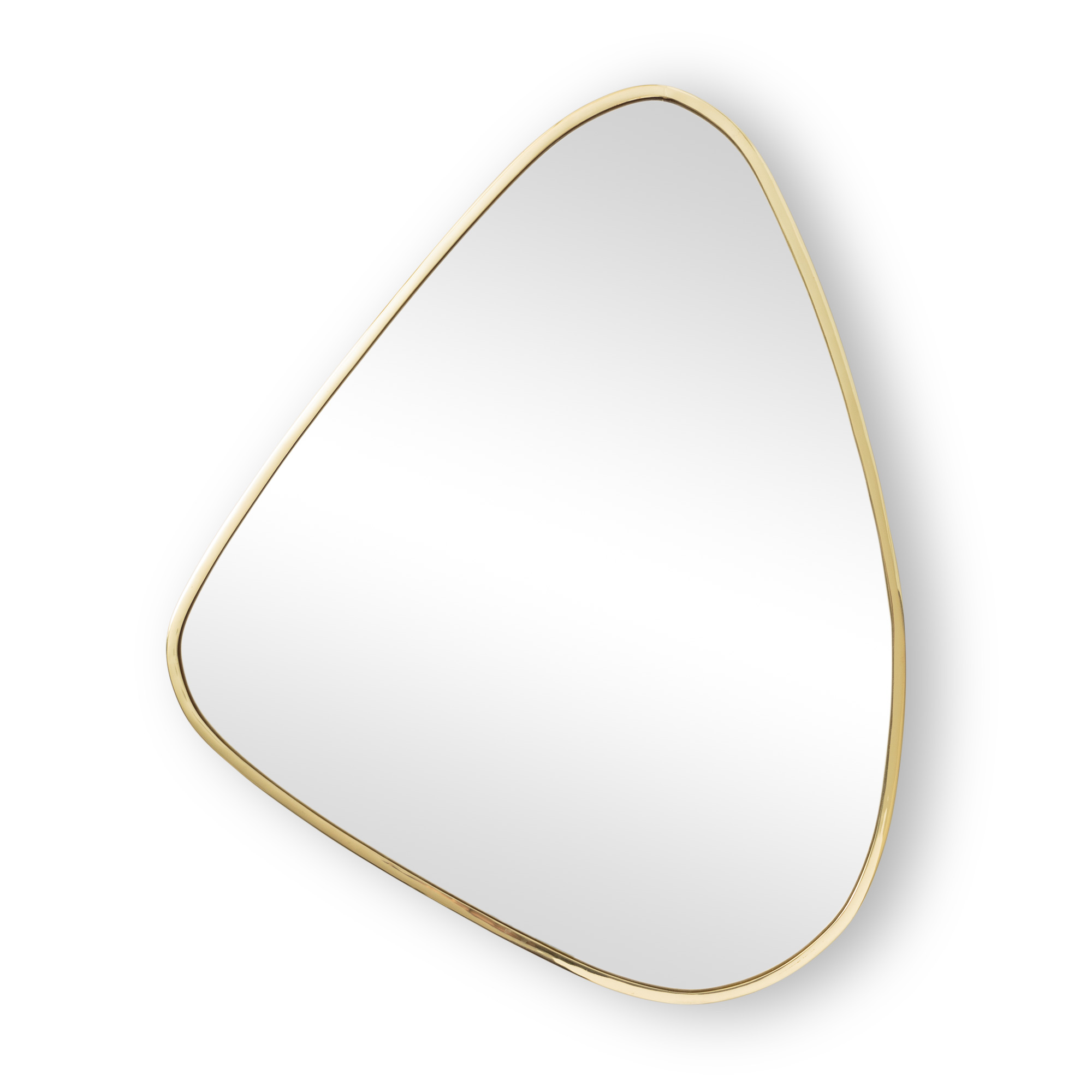 Gold Pebble Wall Mirror Large | Oliver Bonas