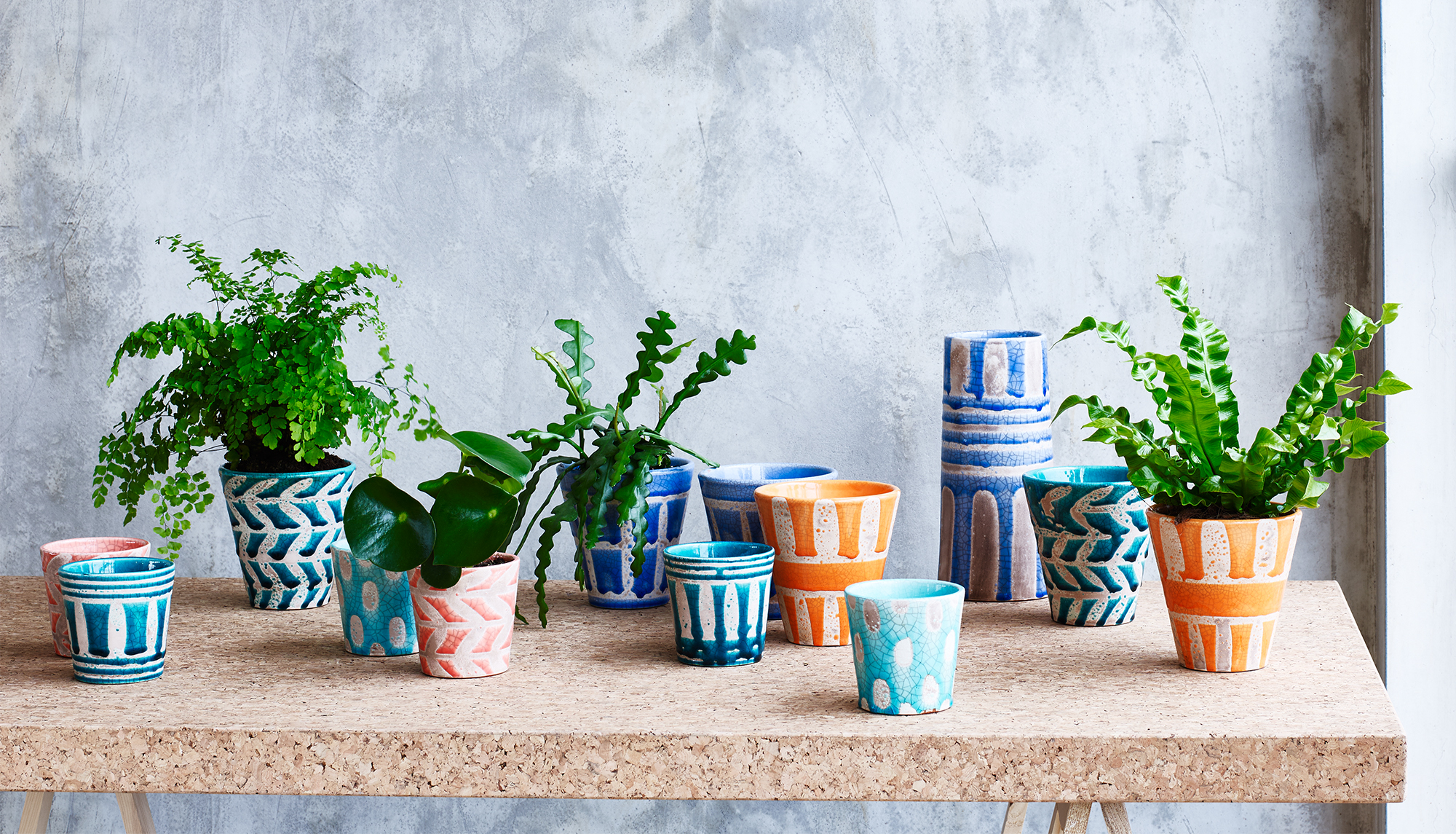 Medium Alda Plant Pot | Oliver Bonas