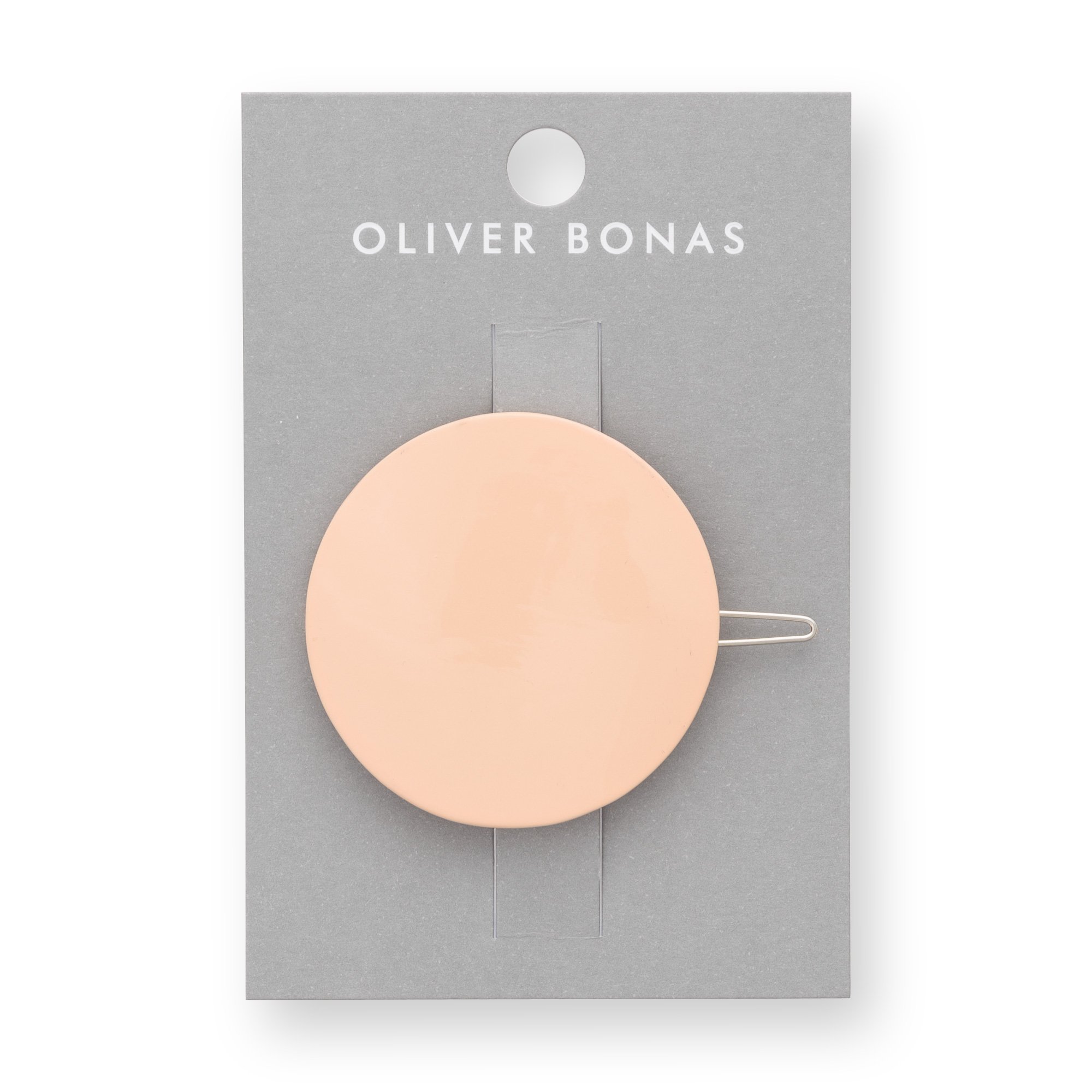Block Colour Round Hair Clip | Oliver Bonas
