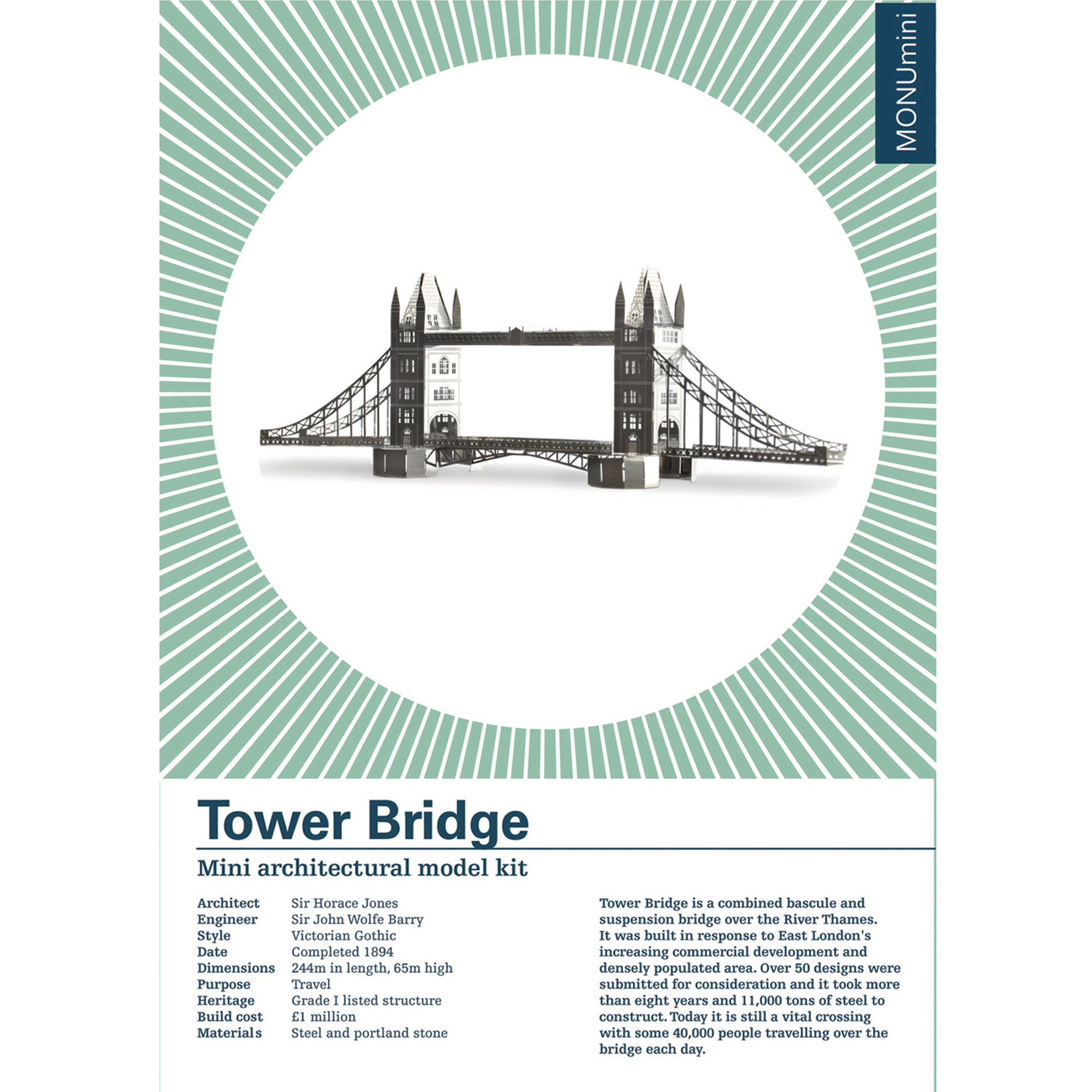 Tower Bridge Model Kit | Oliver Bonas