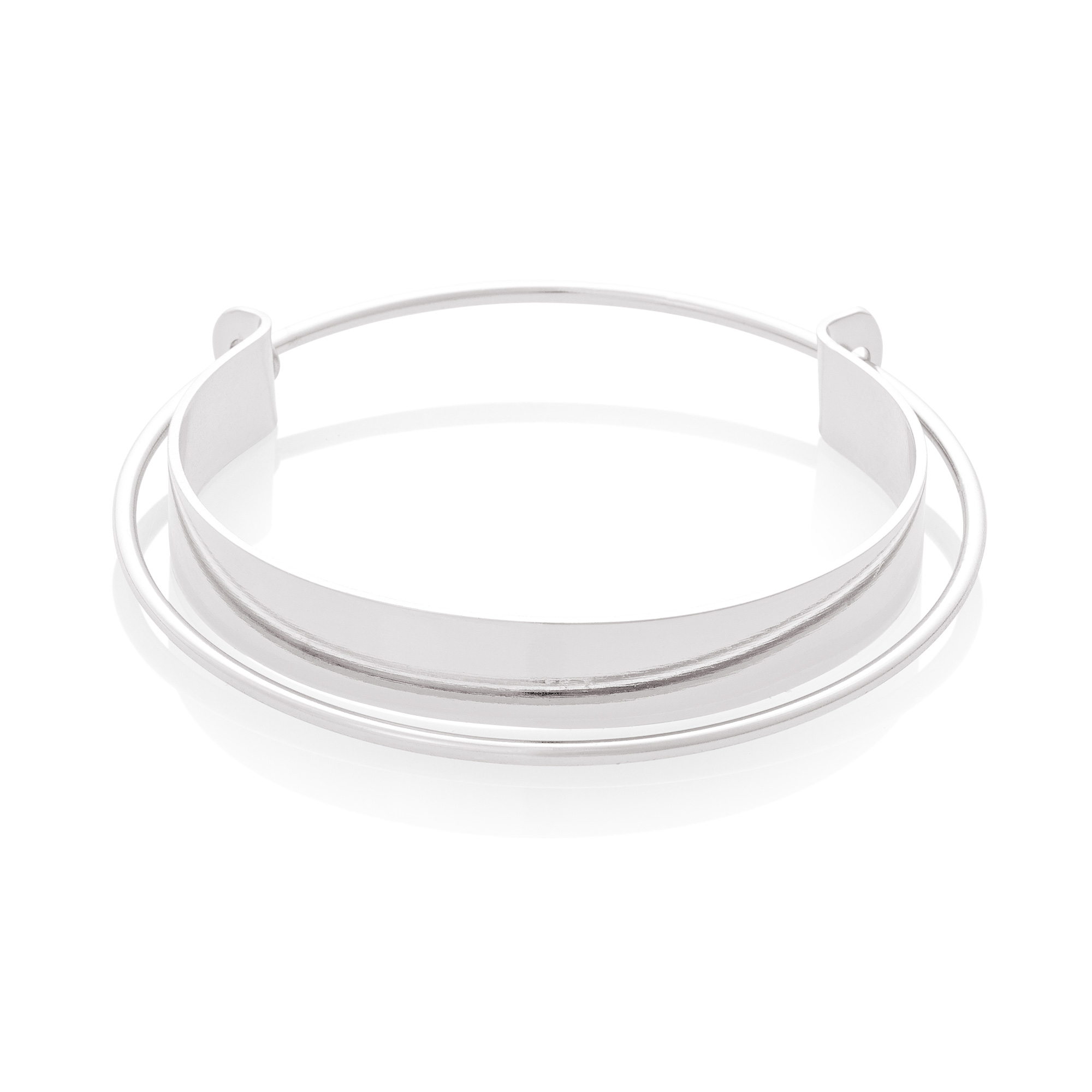Karina Swivel Round Bar Bangle | Oliver Bonas US