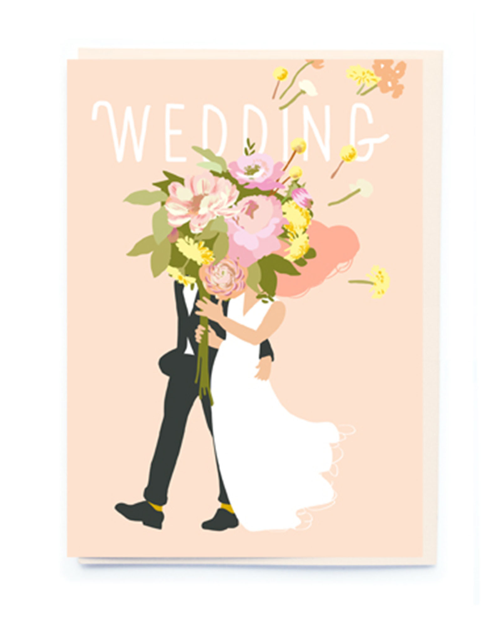 Pink Wedding Card | Oliver Bonas