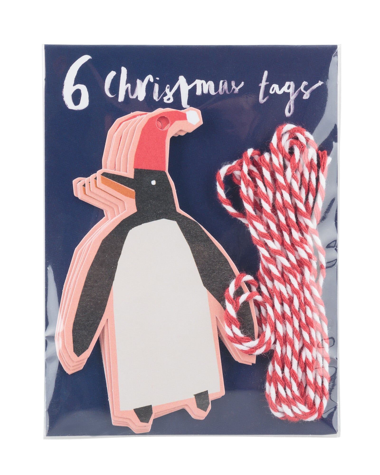 Penguin Gift Tags Pack of Six | Oliver Bonas