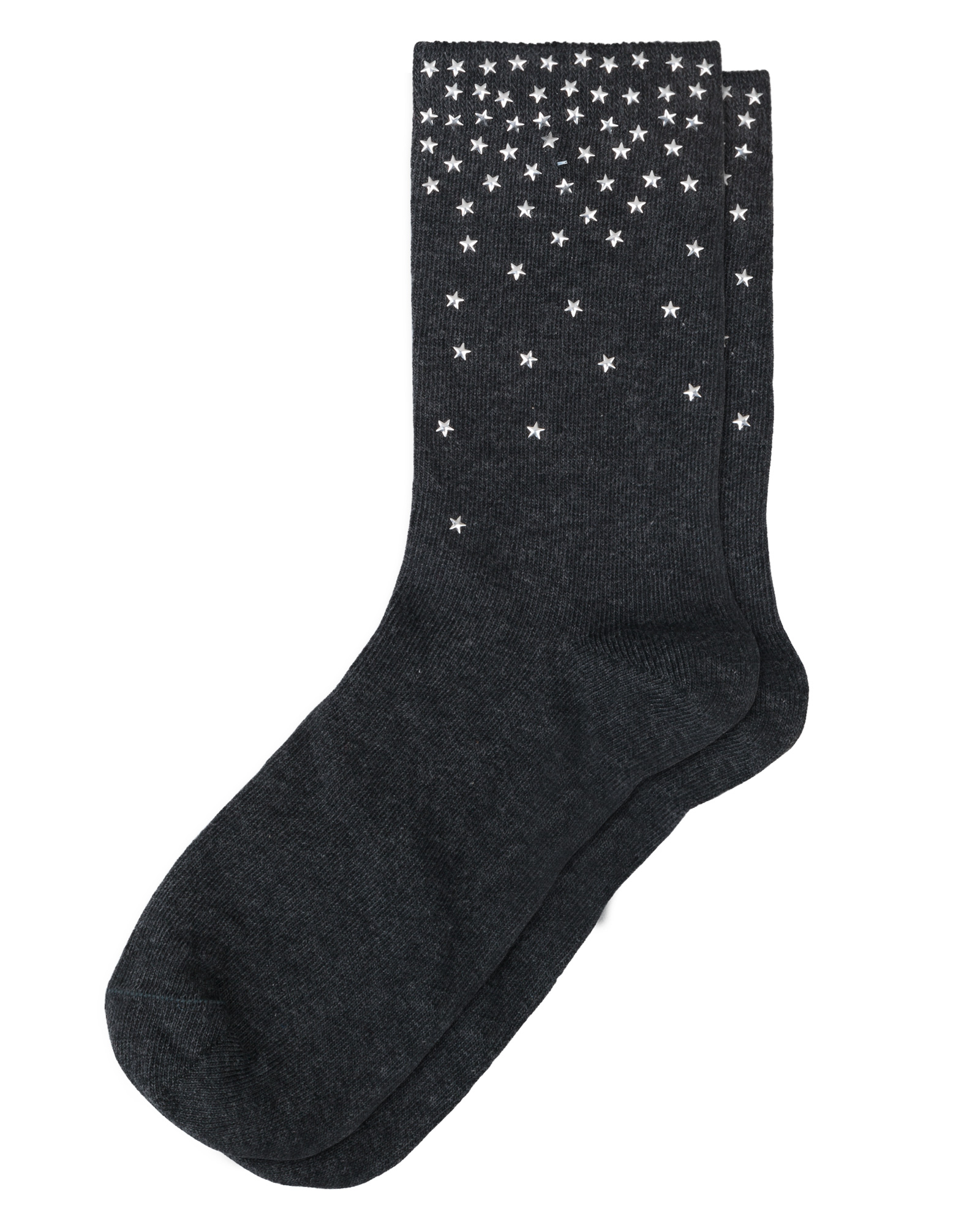 Star Studded Grey Socks | Oliver Bonas