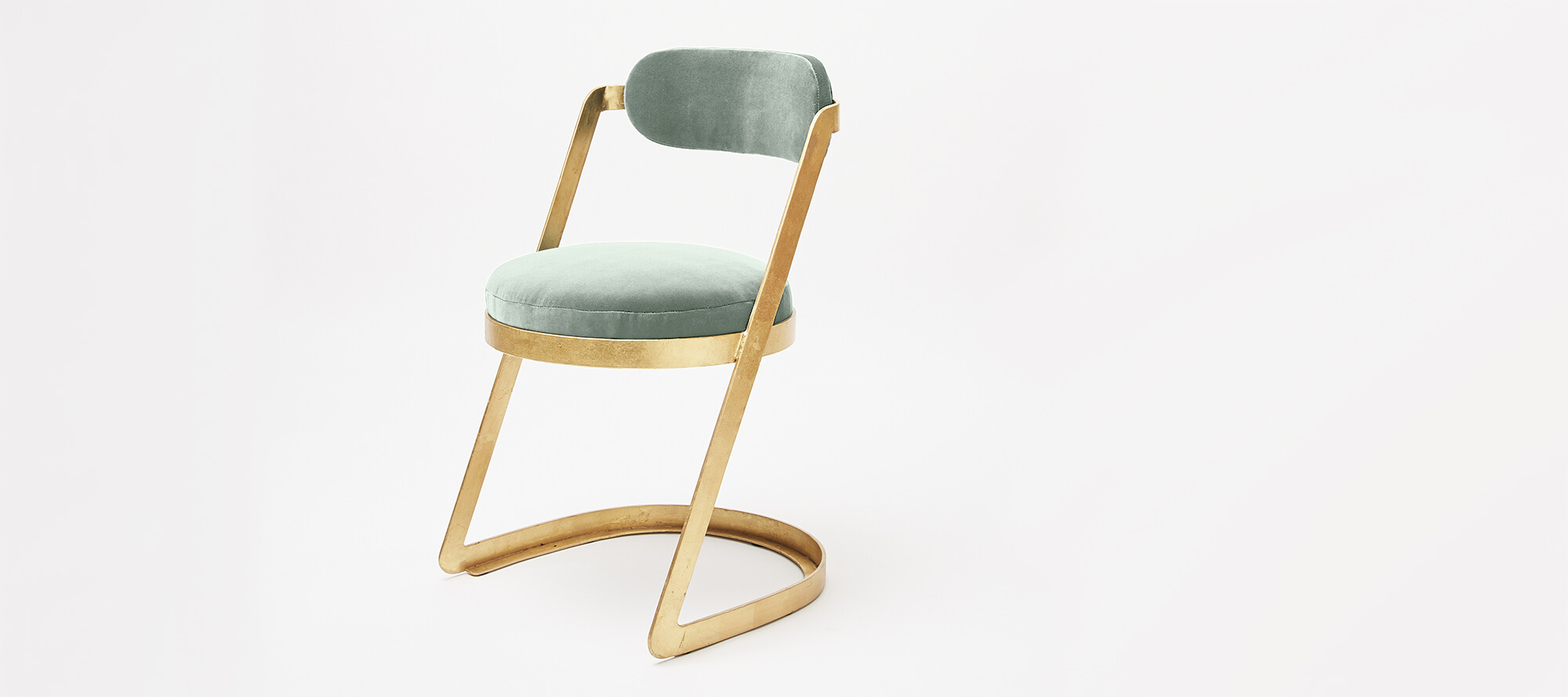 Luxe Duck Egg Blue Velvet Chair | Oliver Bonas