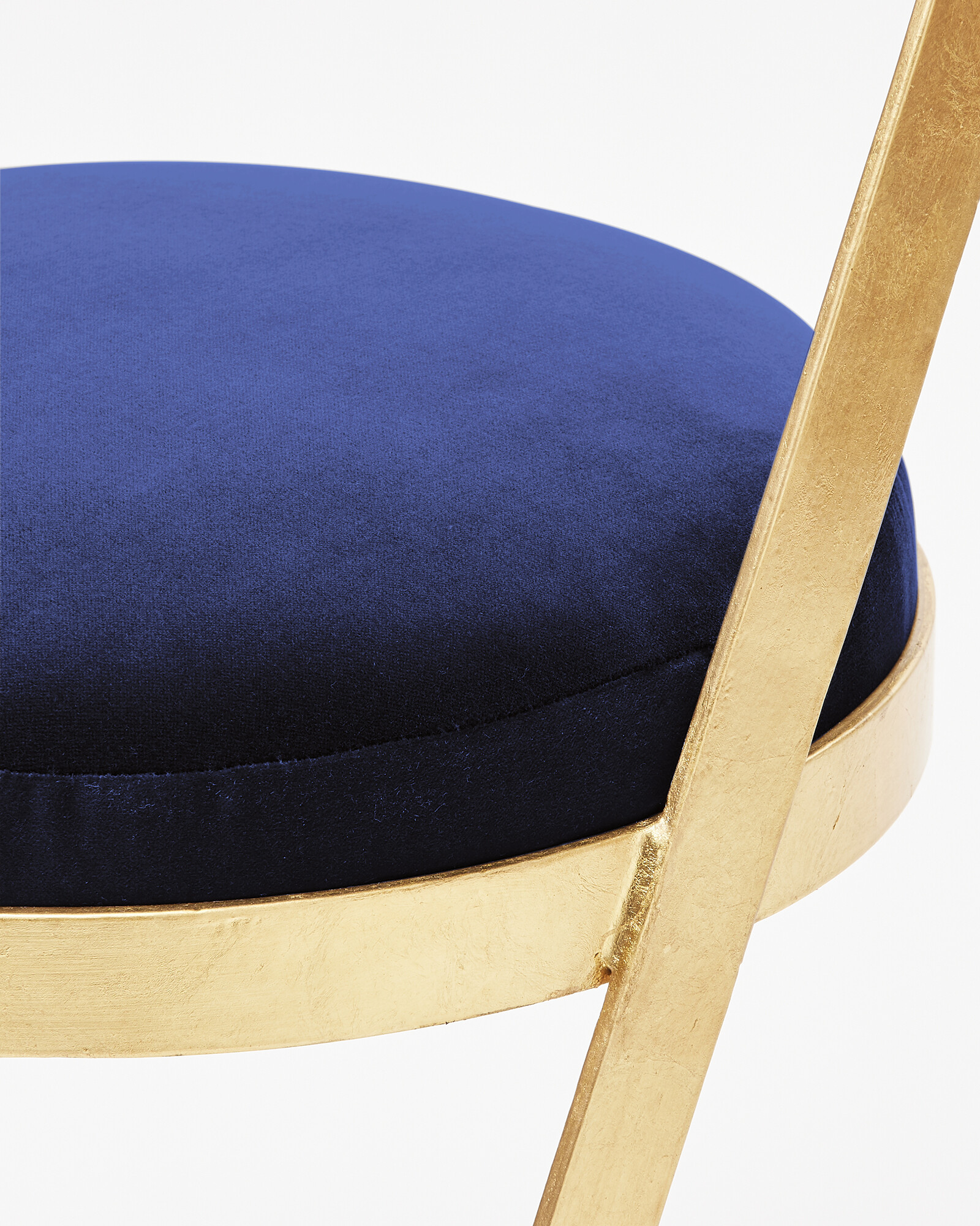 Luxe Indigo Blue Velvet Chair | Oliver Bonas
