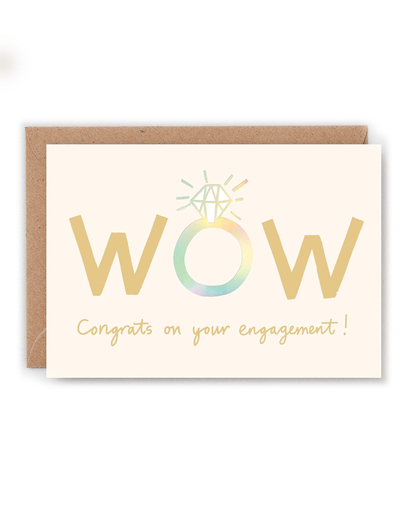 Congrats On Your Engagement Card | Oliver Bonas