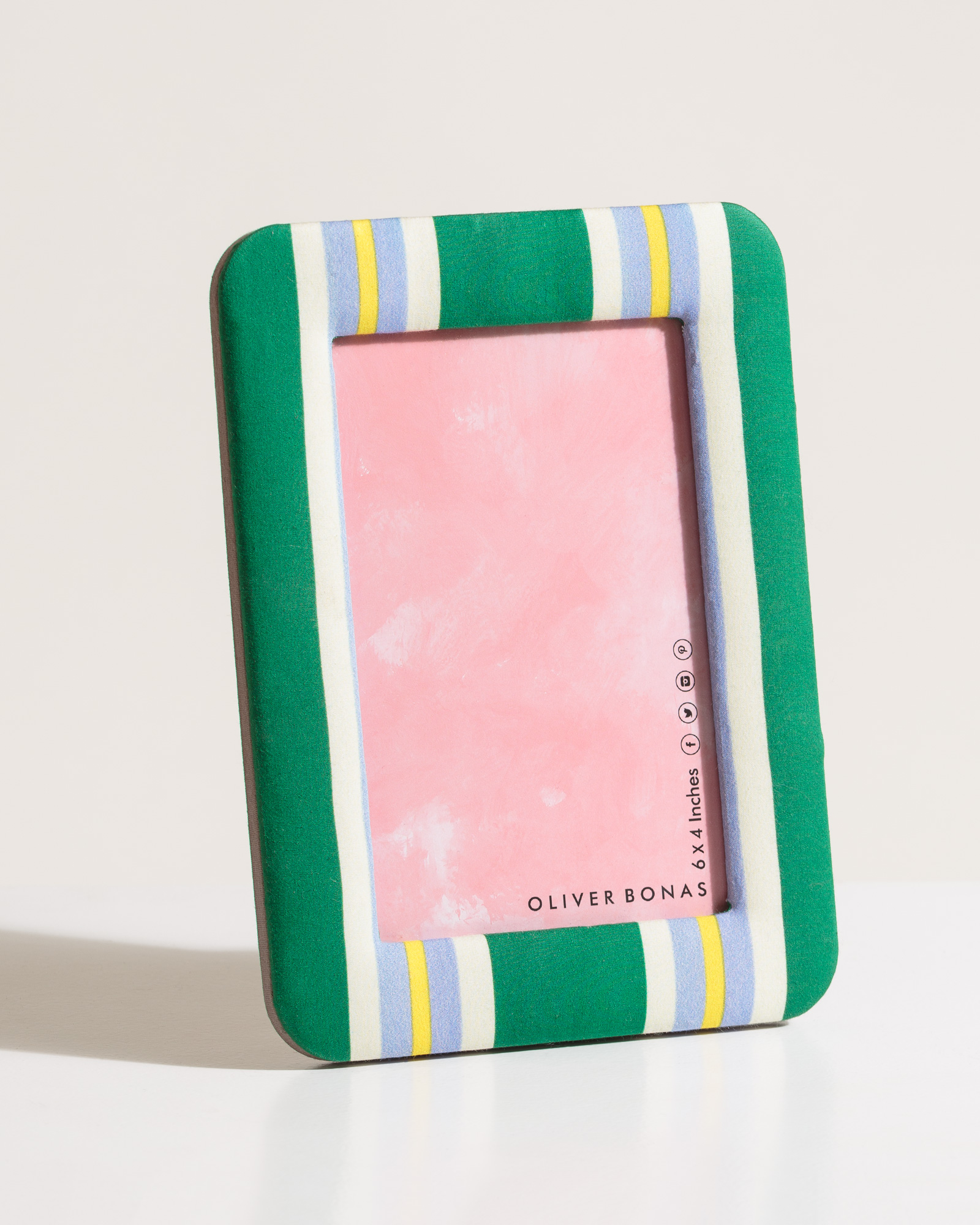 Doki Fabric Standing Photo Frame | Oliver Bonas