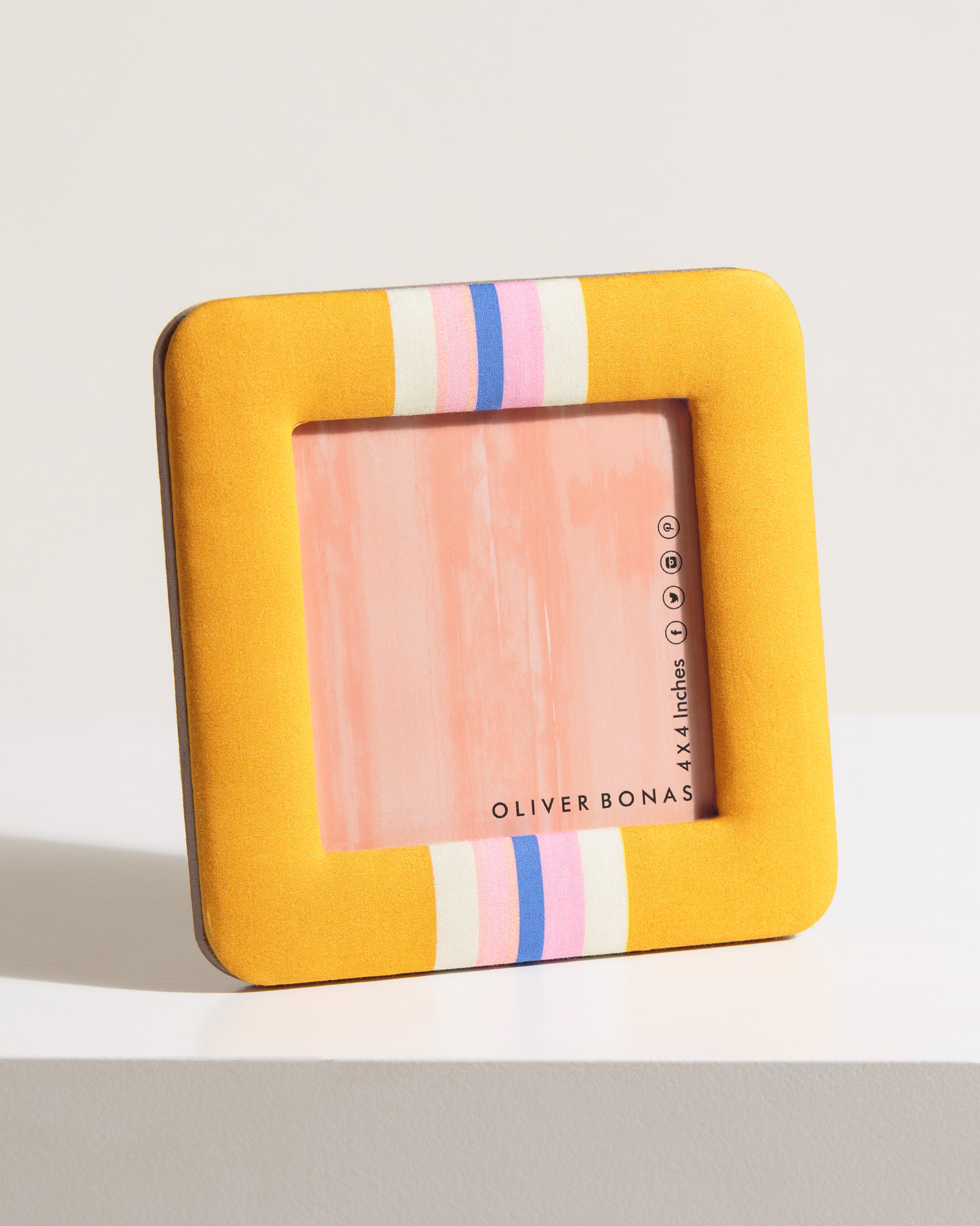 Doki Fabric Standing Photo Frame | Oliver Bonas