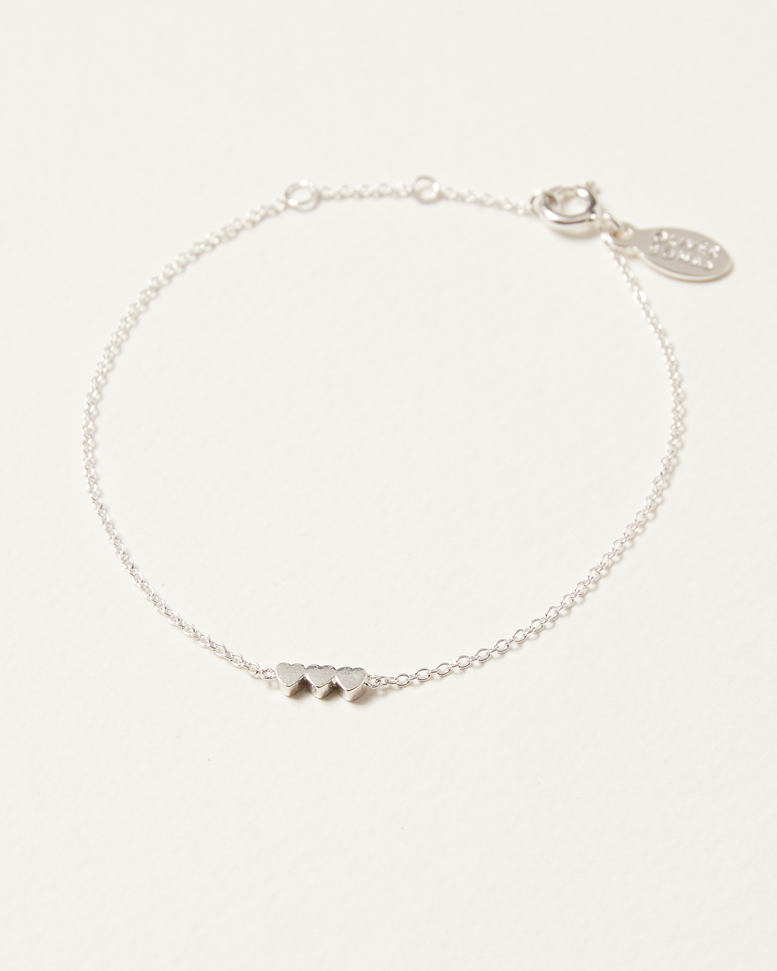 Triple Heart Chain Bracelets | Oliver Bonas