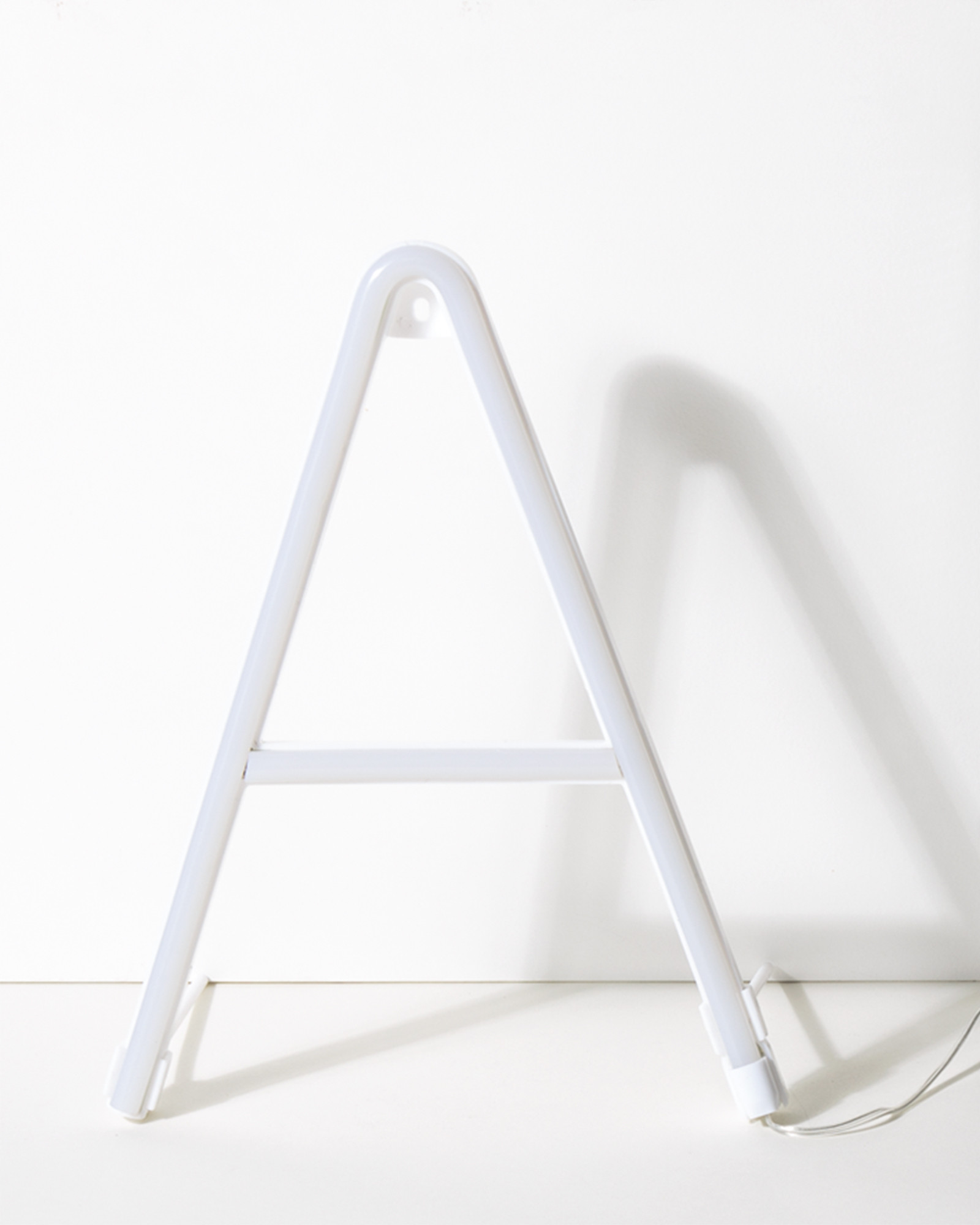 Alphabet White Neon LED Letter | Oliver Bonas