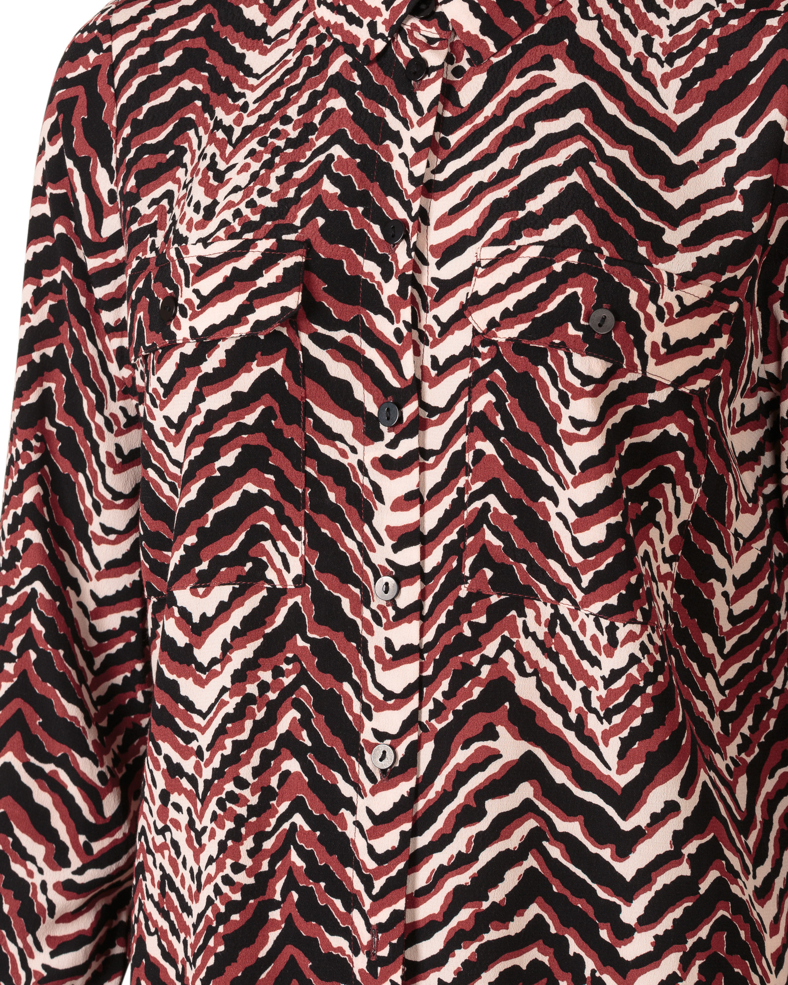 Zebra Print Pink Long Sleeved Shirt | Oliver Bonas