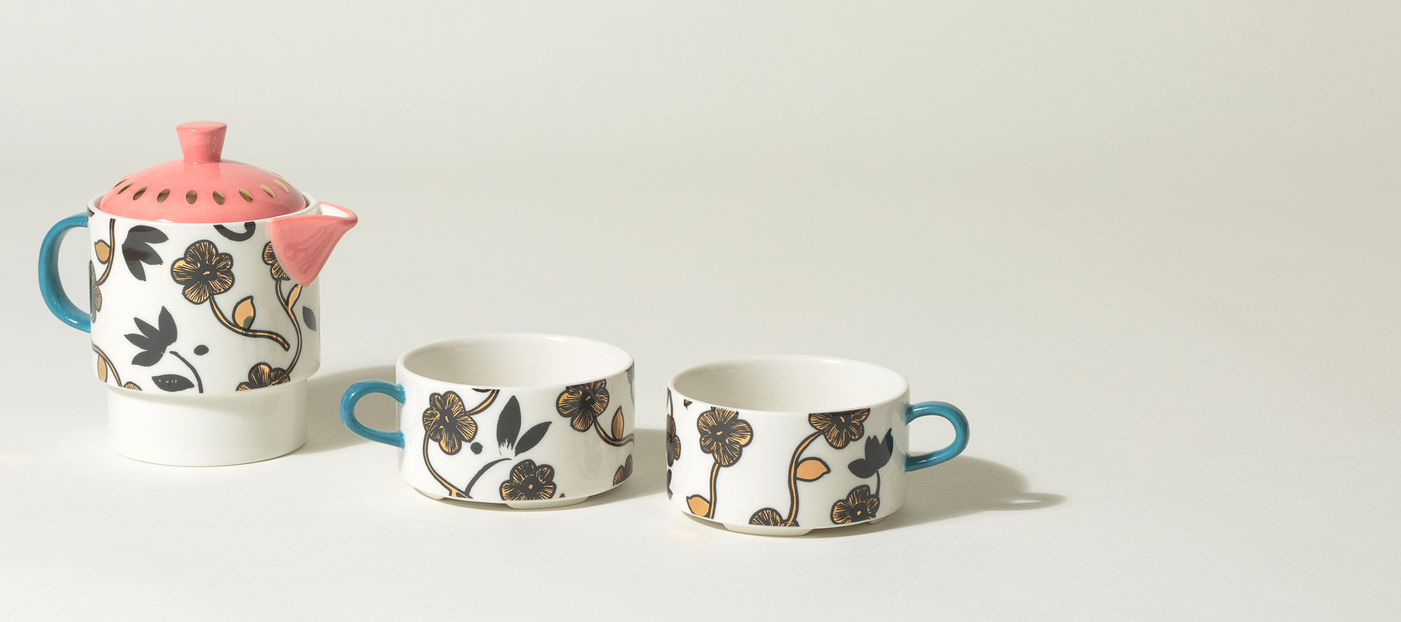 Zoloto China Tea for Two Tea Set | Oliver Bonas