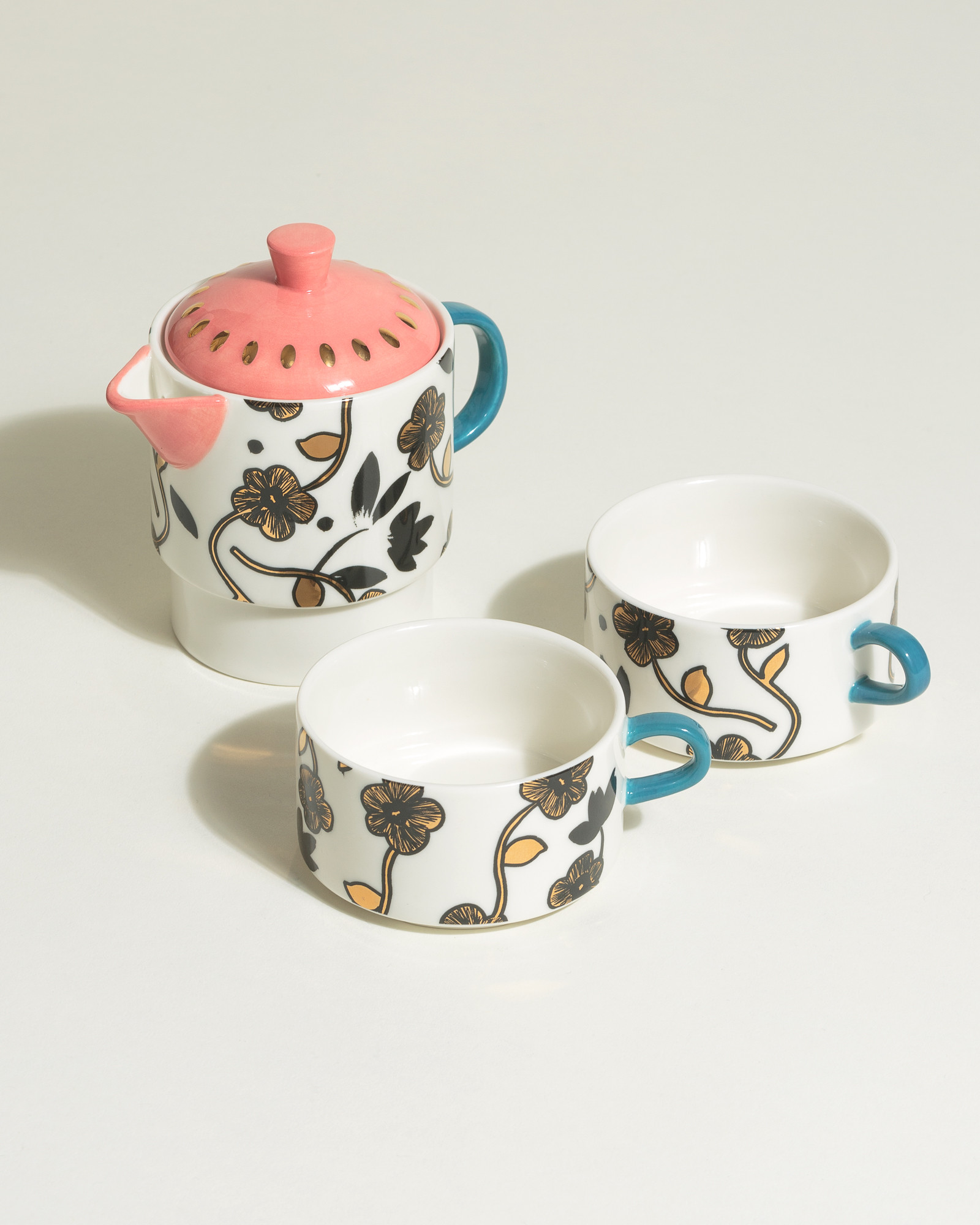 Zoloto China Tea for Two Tea Set | Oliver Bonas