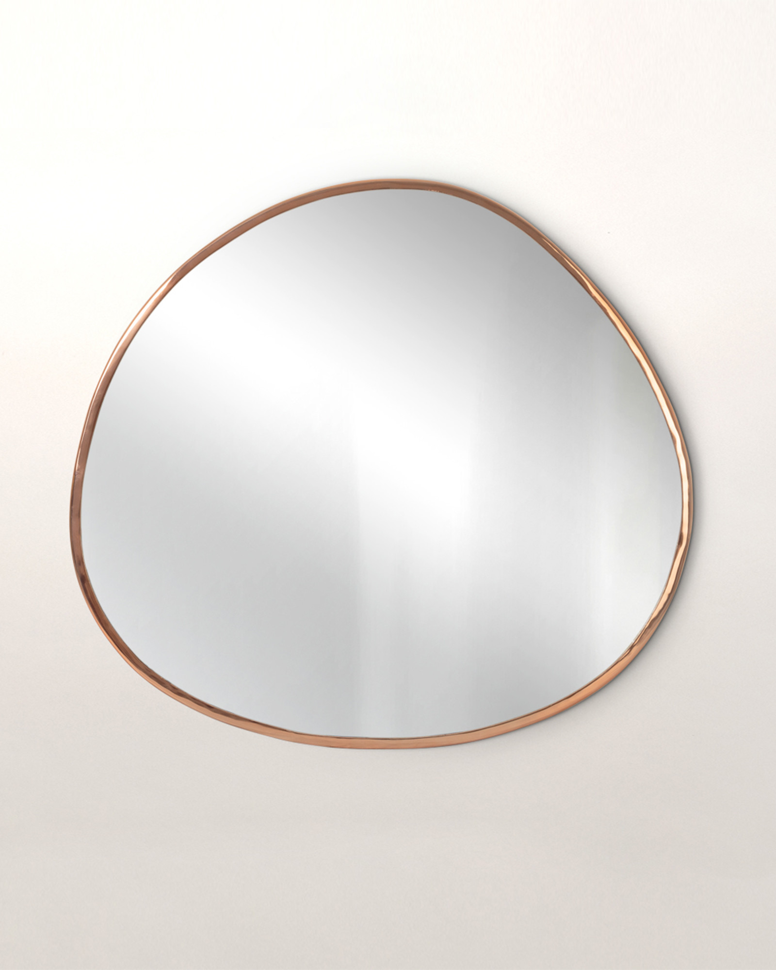 Rose Gold Pebble Wall Mirror Extra Large | Oliver Bonas