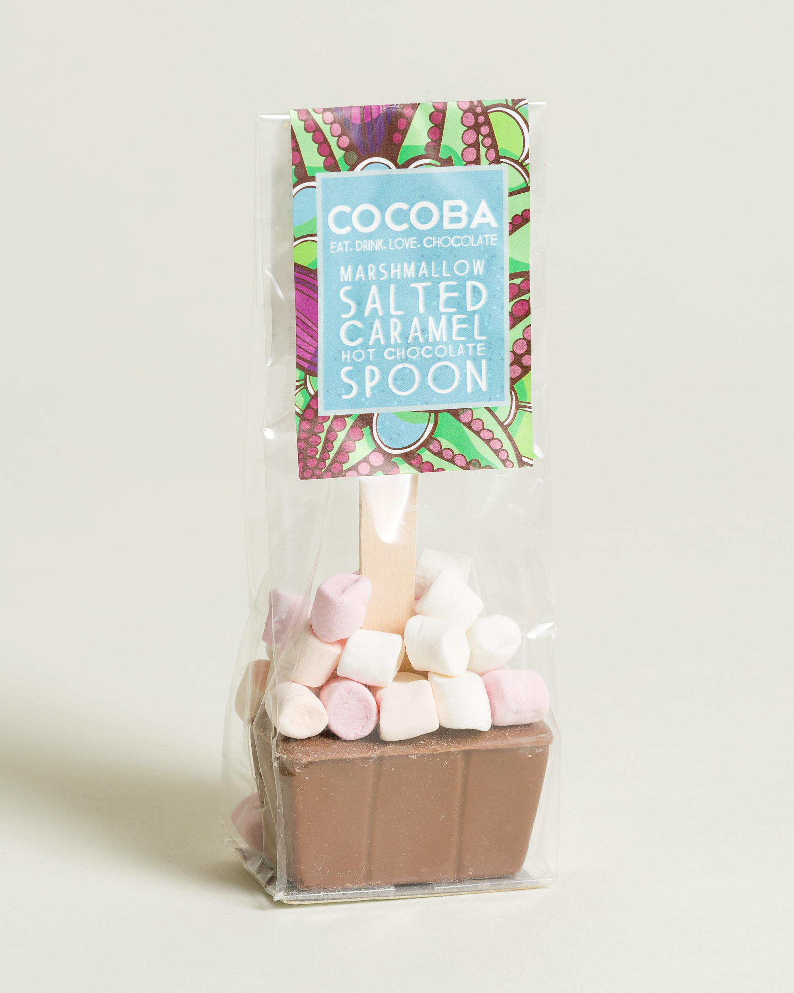 Cocoba Marshmallow Salted Caramel Hot Chocolate Spoon | Oliver Bonas IE
