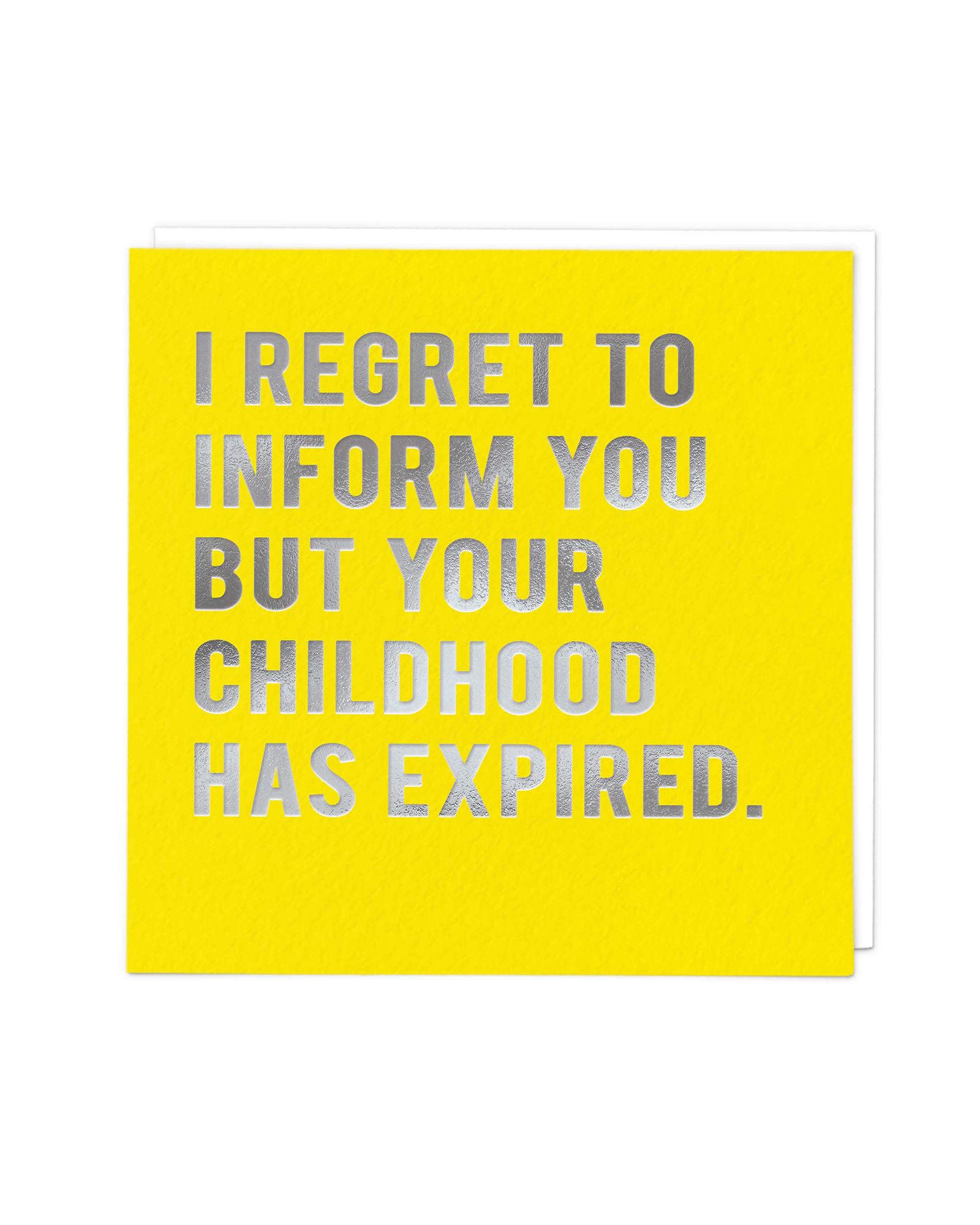 Childhood Expired Birthday Card | Oliver Bonas