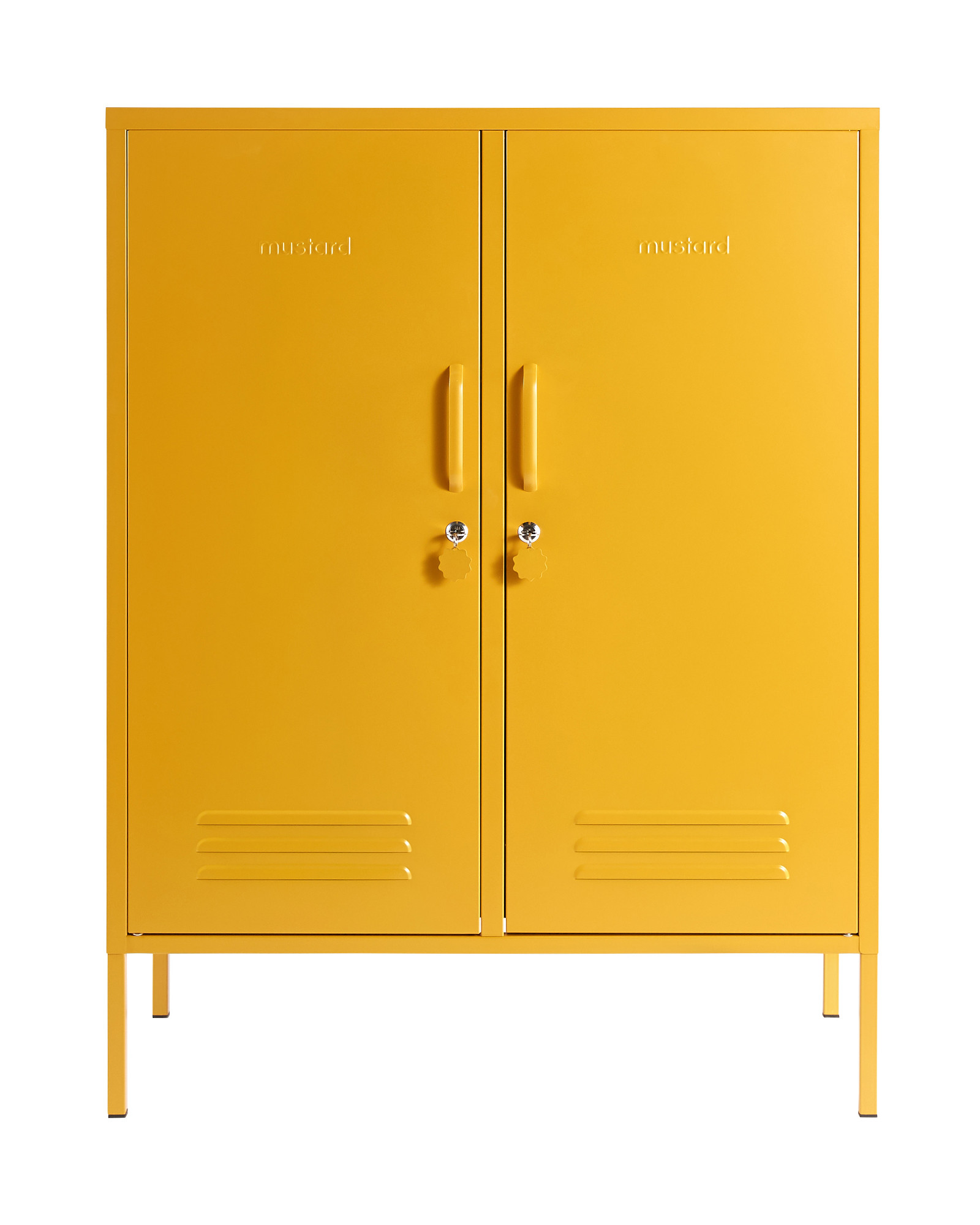 Mustard Made Midi Yellow Storage Locker | Oliver Bonas