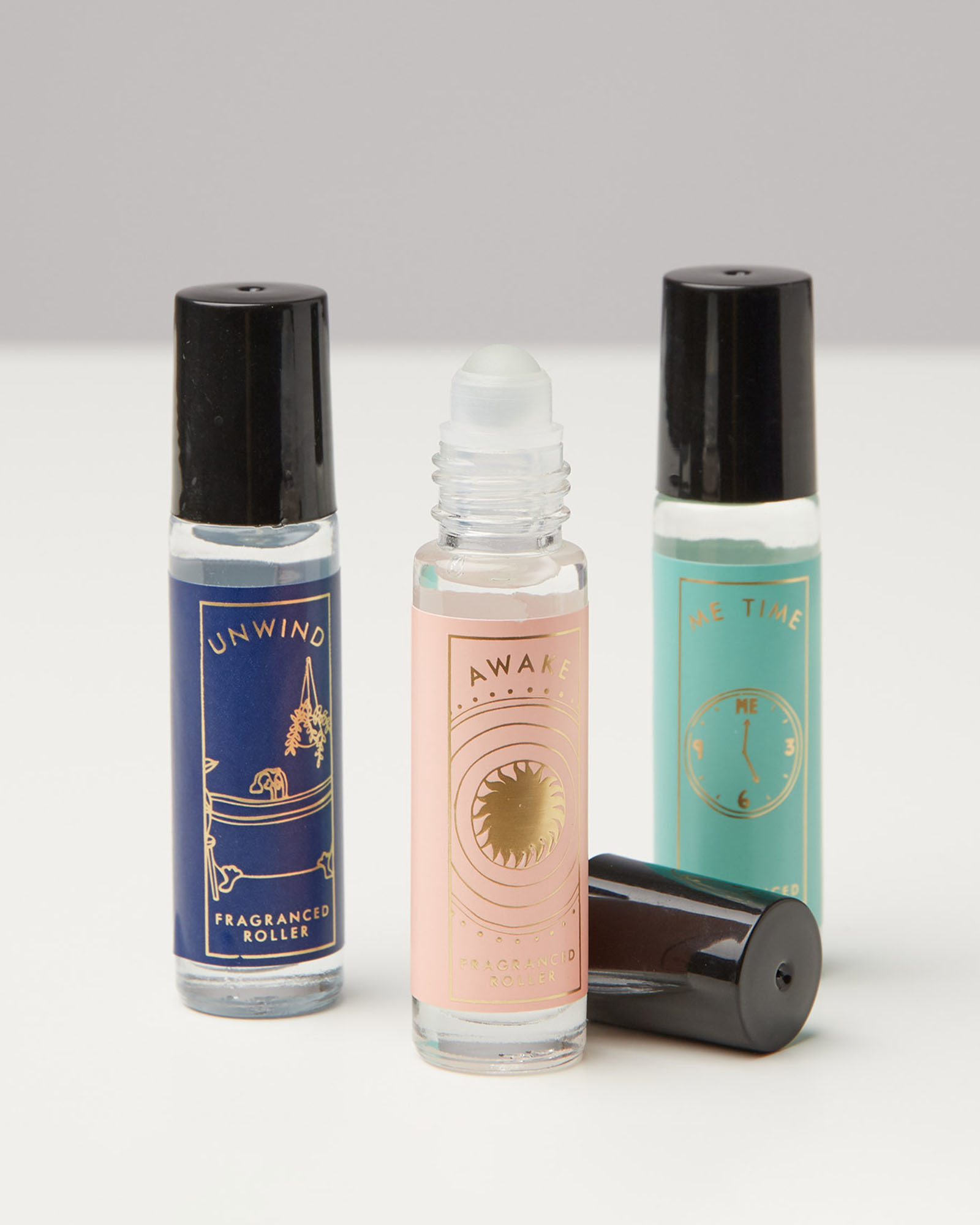 Fragranced Mini Rollerball Set of Three | Oliver Bonas
