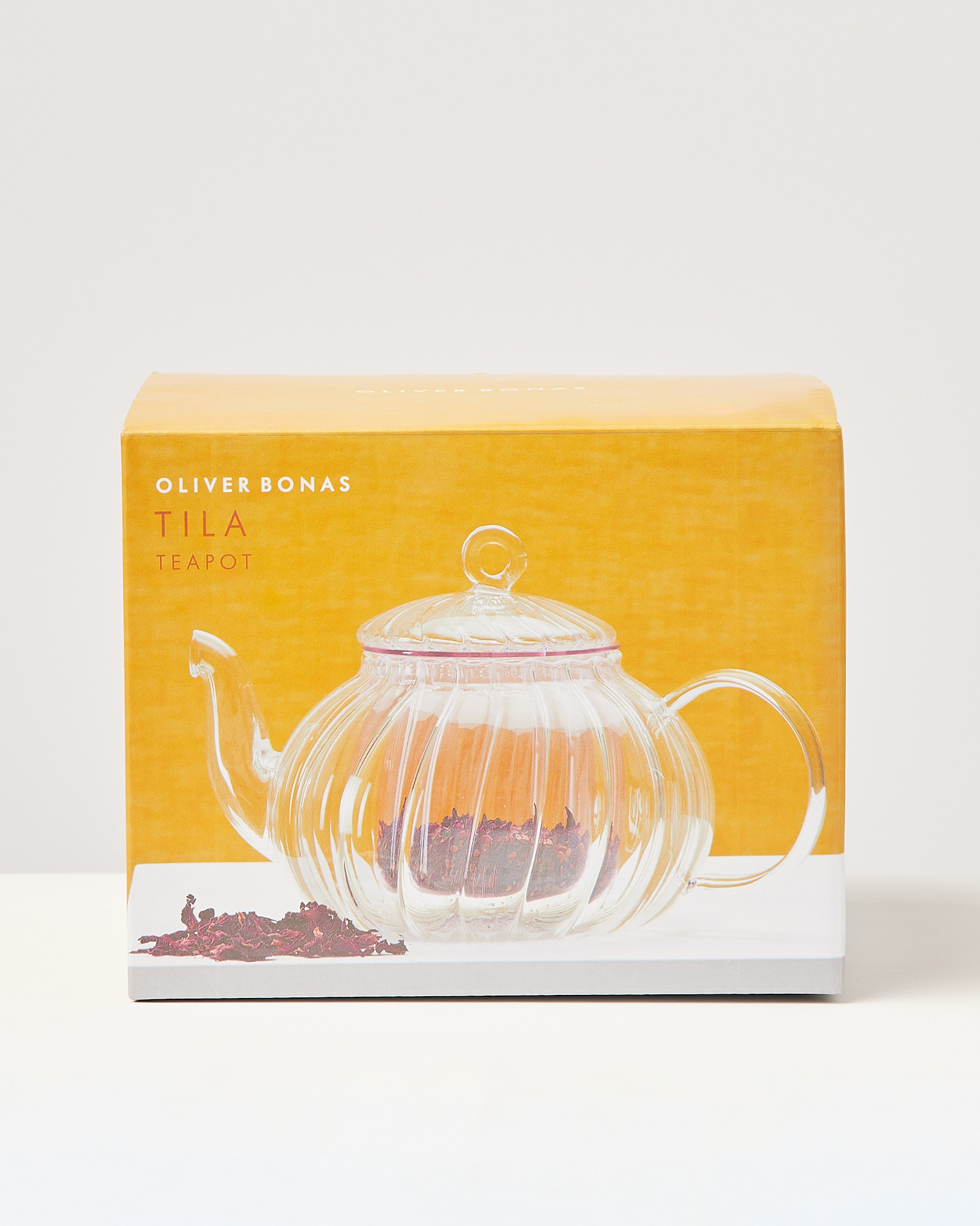 Tila Clear Glass Tea Pot | Oliver Bonas