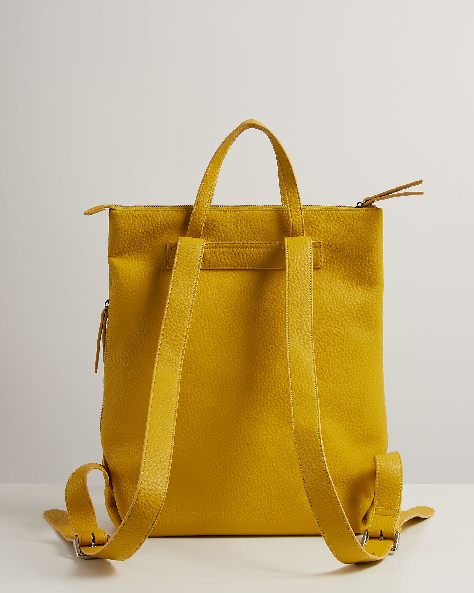 Baden Yellow Rectangular Backpack Large | Oliver Bonas