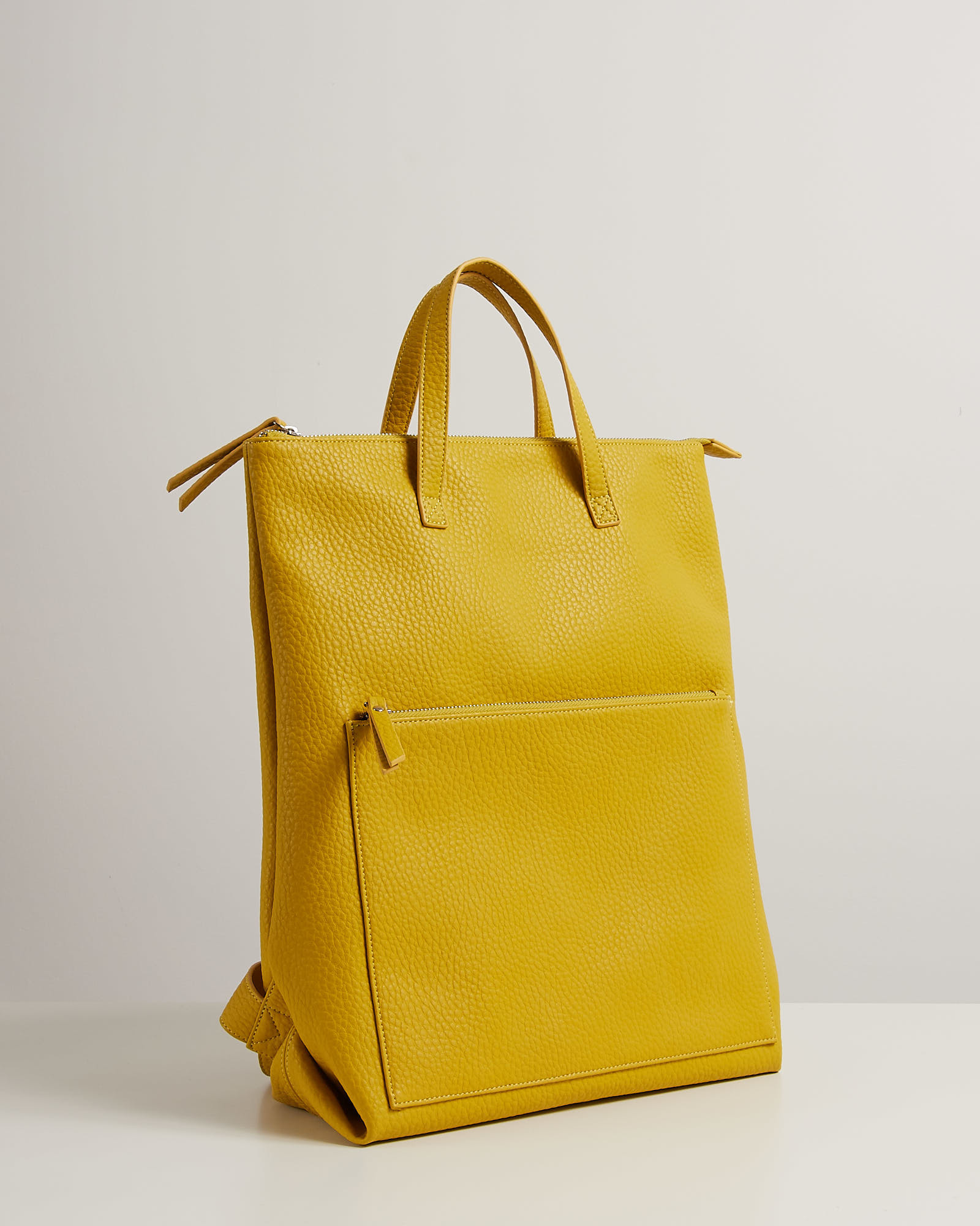 Baden Yellow Rectangular Backpack Large | Oliver Bonas