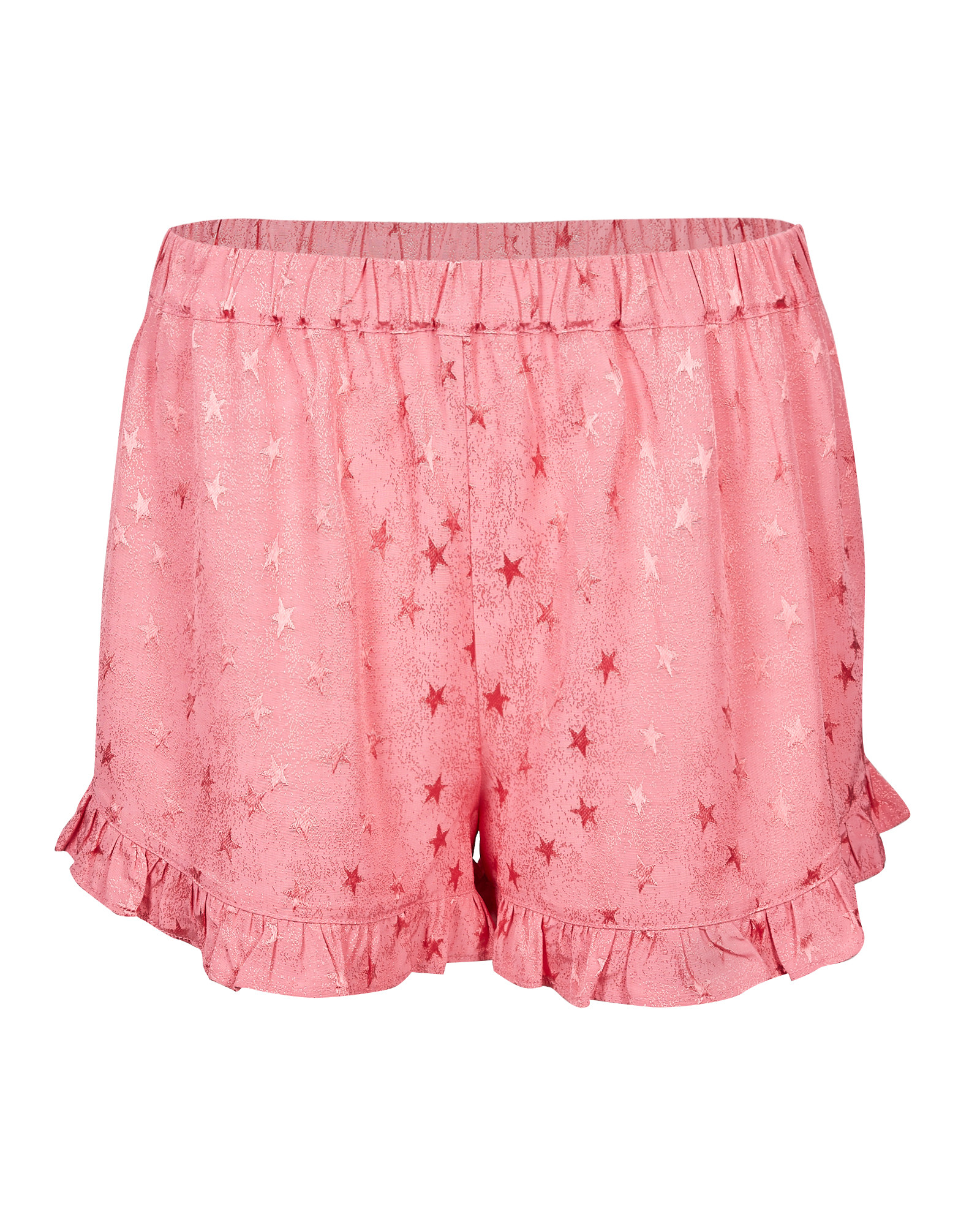 Star Jacquard Pink Short Pyjama Set | Oliver Bonas