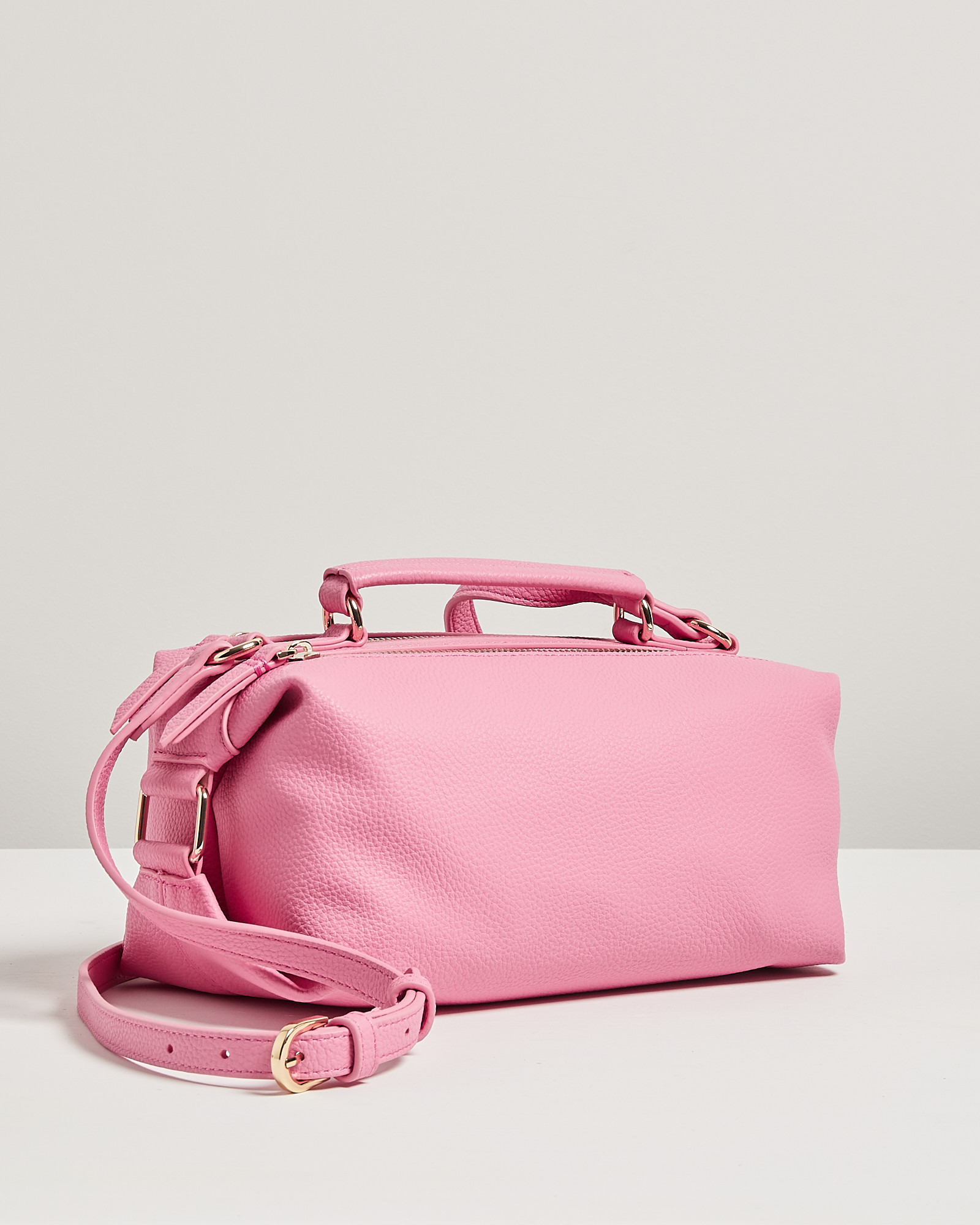 Naha Pink Bowler Crossbody Bag | Oliver Bonas