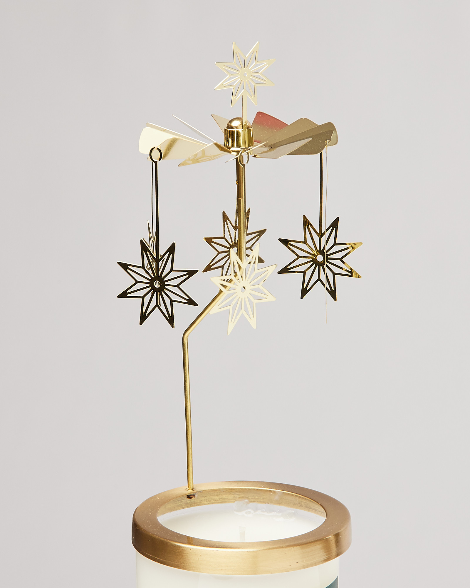 Star Gold Rotary Candle Spinner Extra Large | Oliver Bonas US