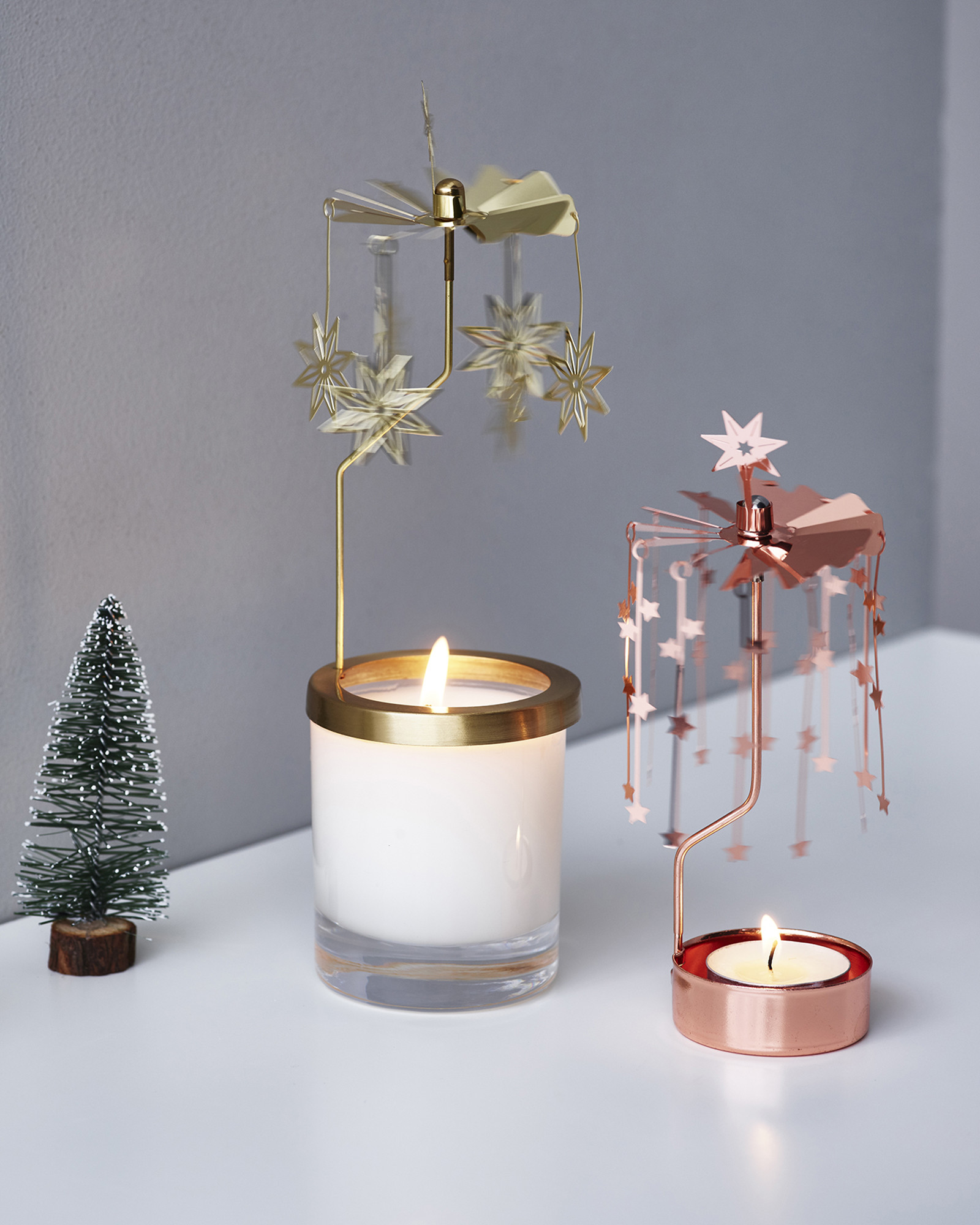 Star Gold Rotary Candle Spinner Extra Large | Oliver Bonas IE