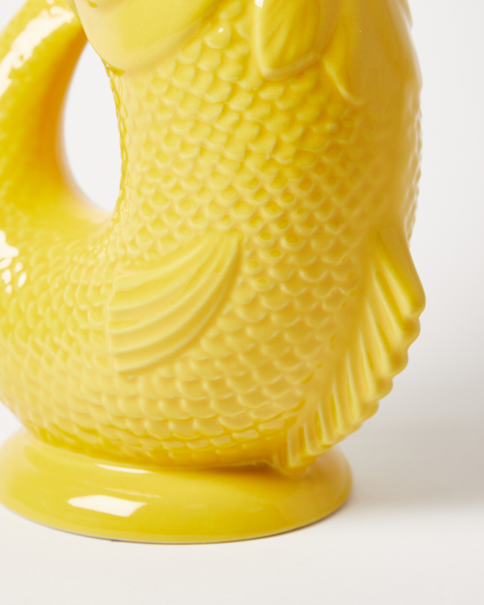 Yellow Ceramic Gluggle Jug Large | Oliver Bonas