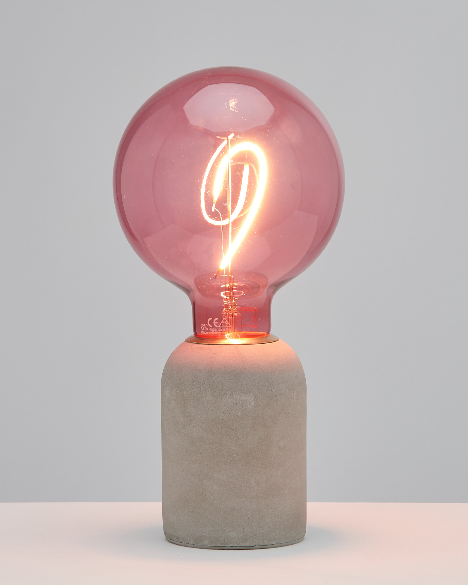 Coloured Glass E27 G95 LED Light Bulb | Oliver Bonas