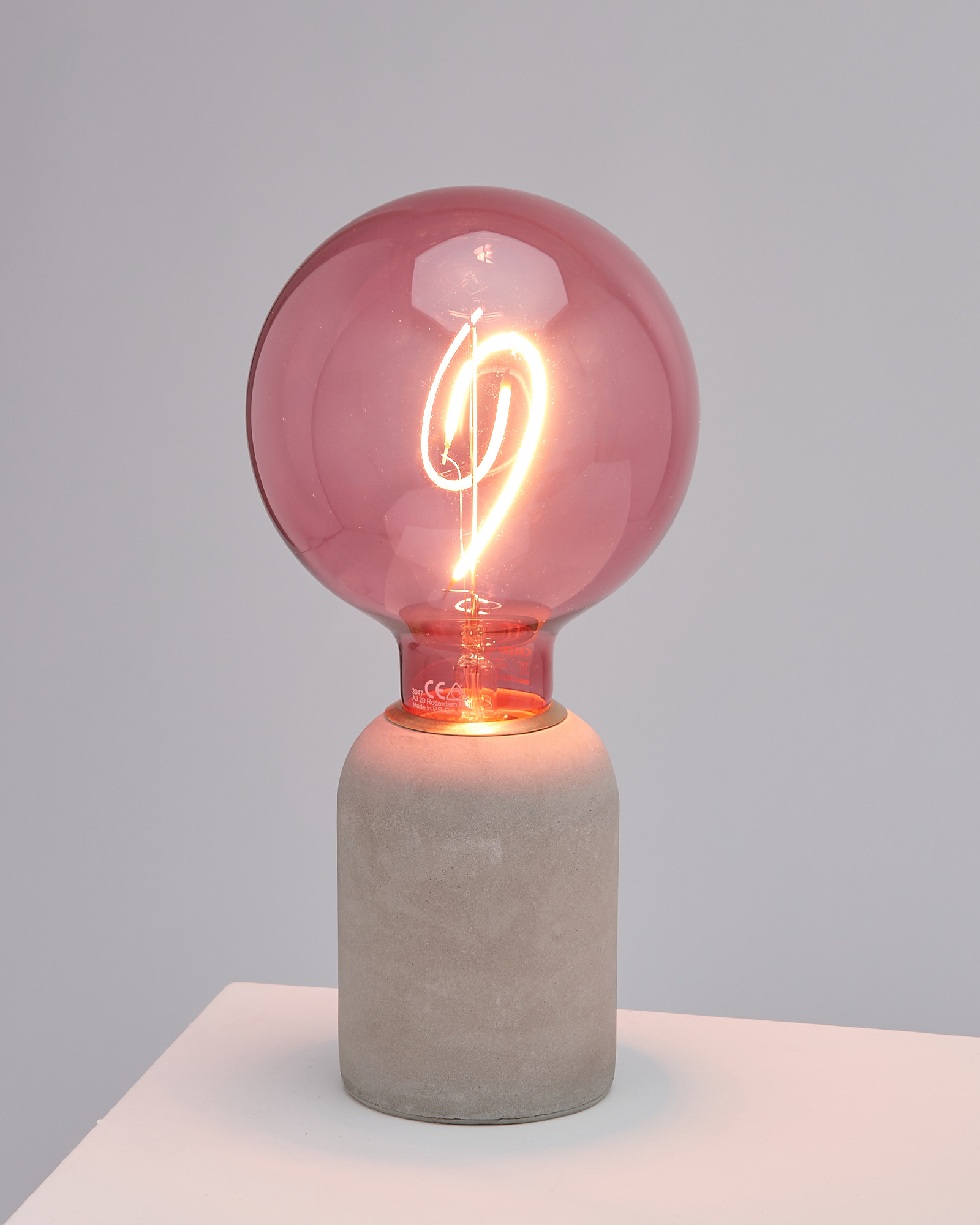 Coloured Glass E27 G95 LED Light Bulb | Oliver Bonas
