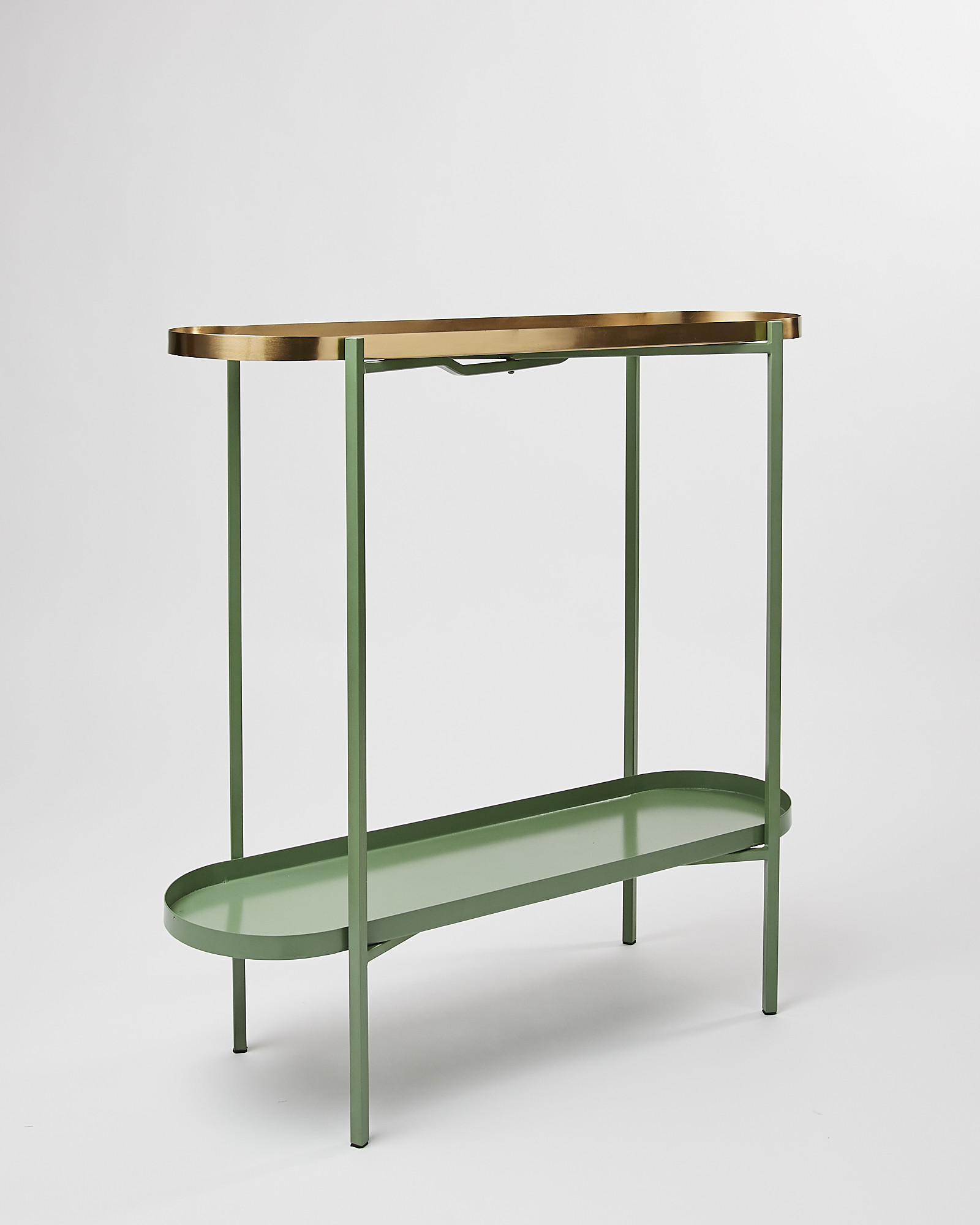 Iggy Green Metal Plant Console | Oliver Bonas