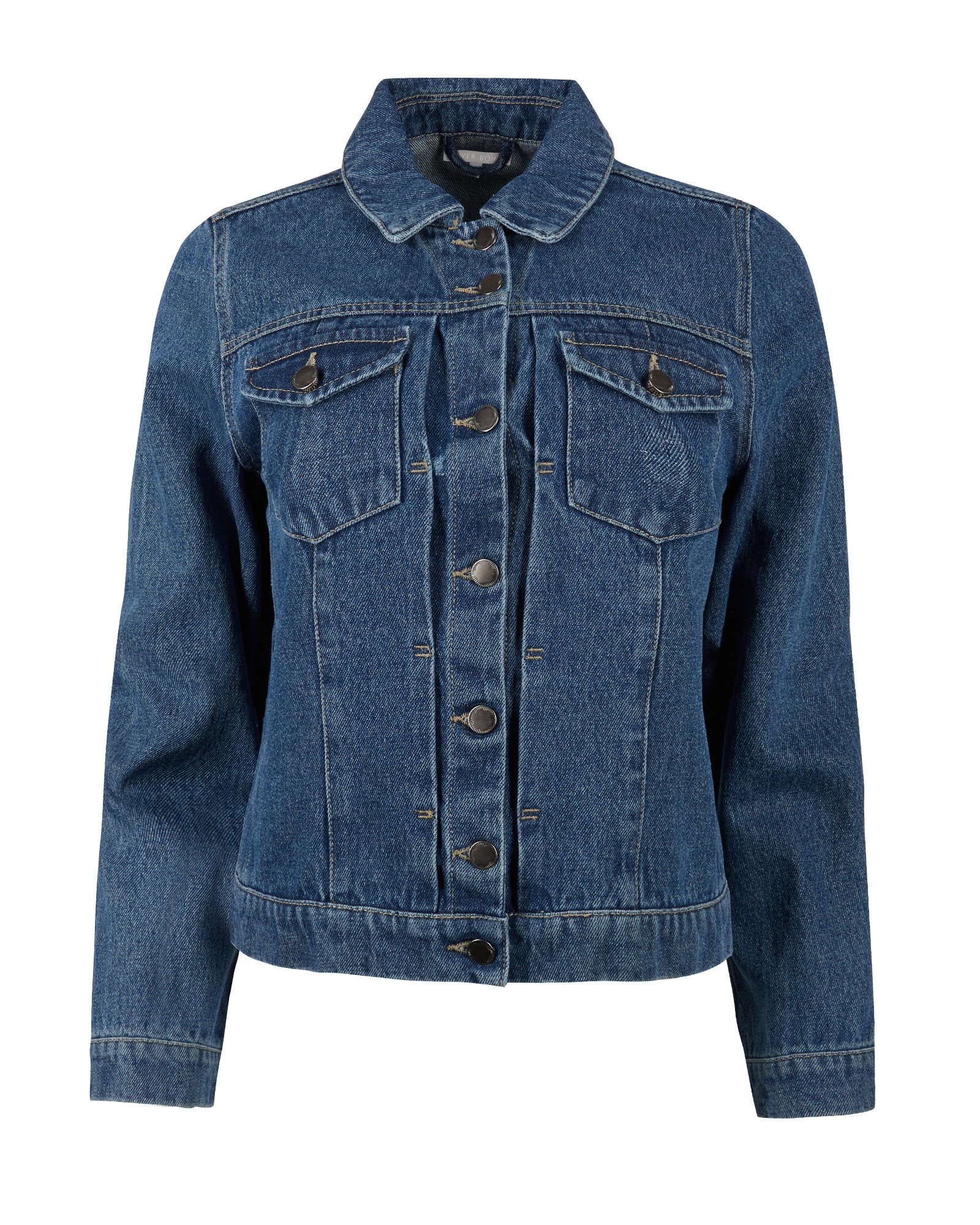 Denim Blue Long Sleeve Jacket | Oliver Bonas