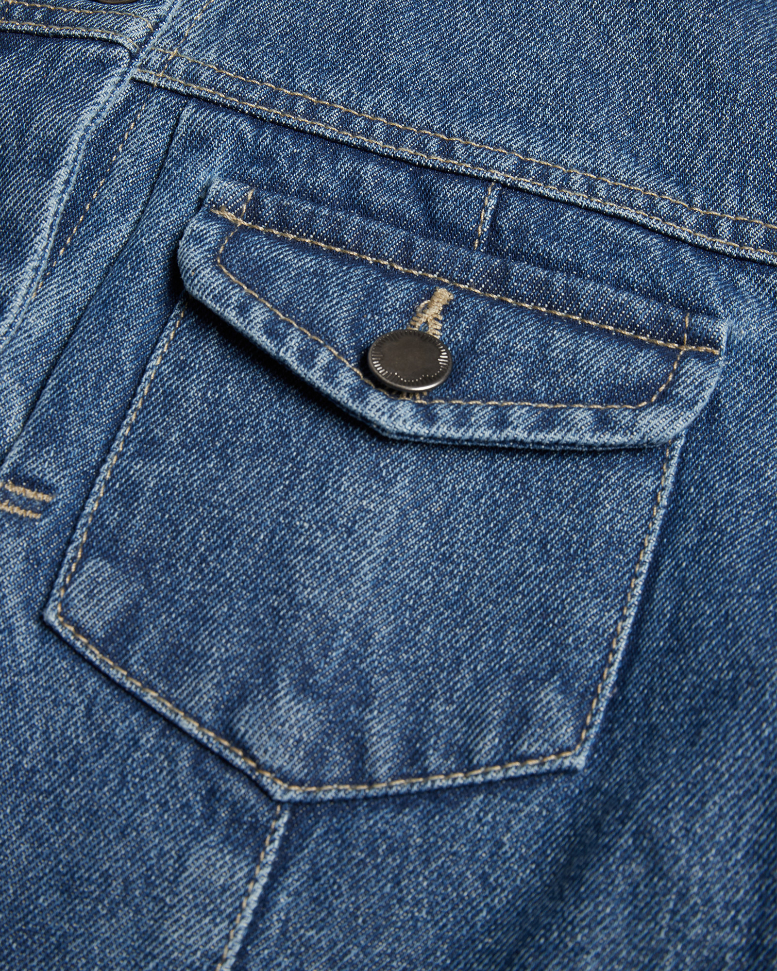 Denim Blue Long Sleeve Jacket | Oliver Bonas