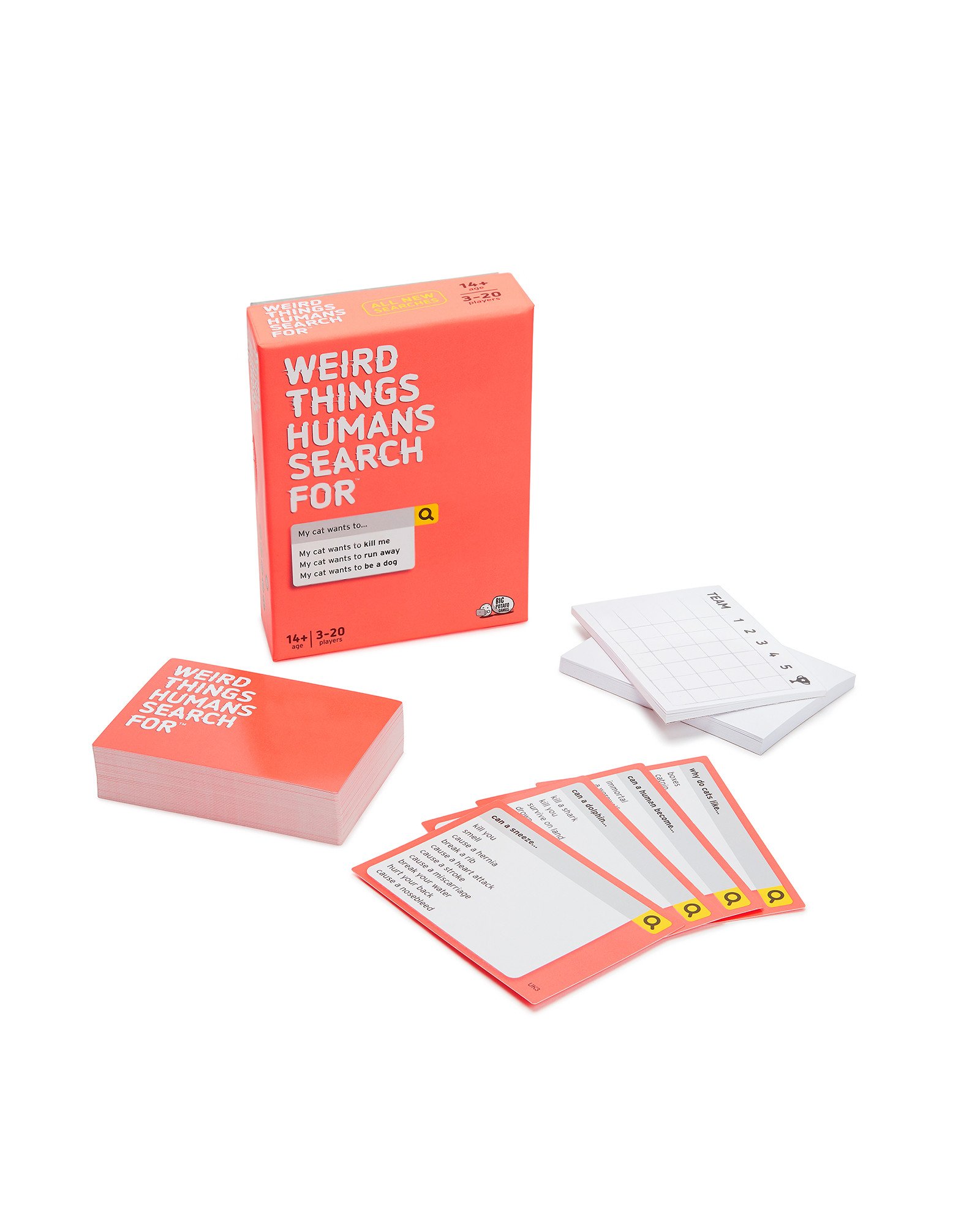 Weird Things Humans Search For Mini Travel Card Game | Oliver Bonas